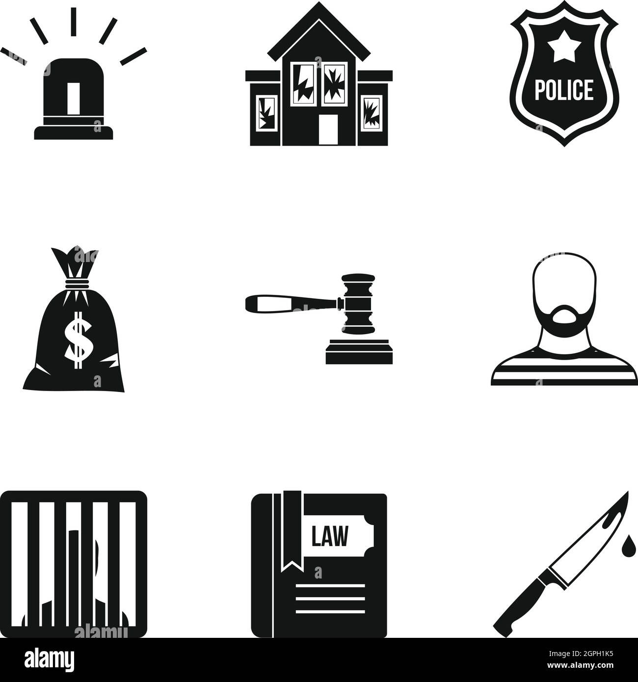 Offense police Stock Vector Images - Alamy