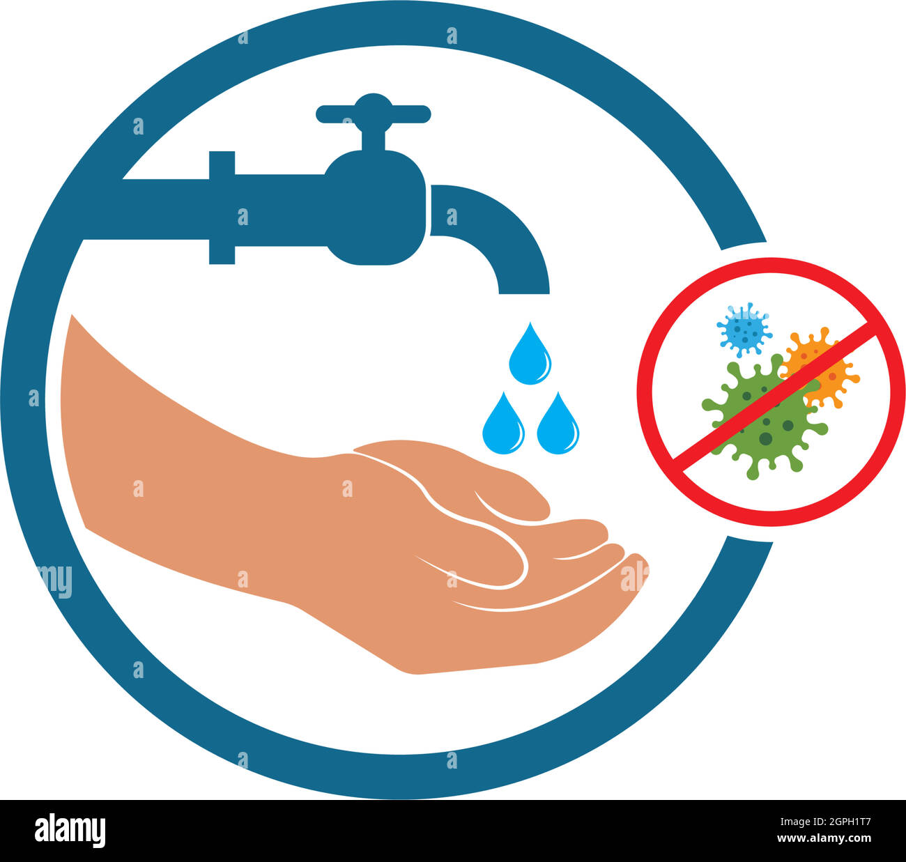 People washing hands Stock Vector Images - Alamy