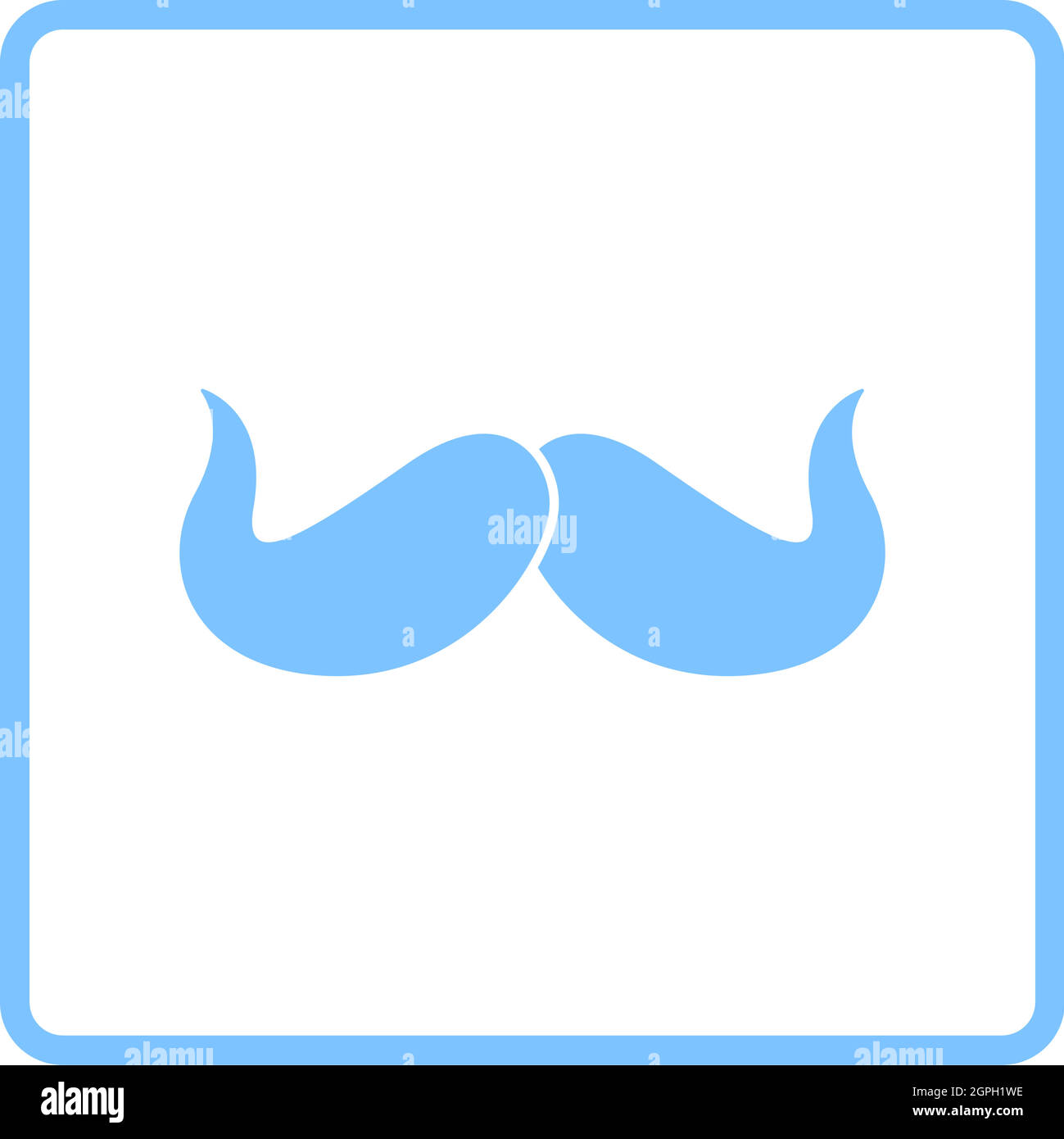 Poirot Mustache Icon Stock Vector Image & Art - Alamy
