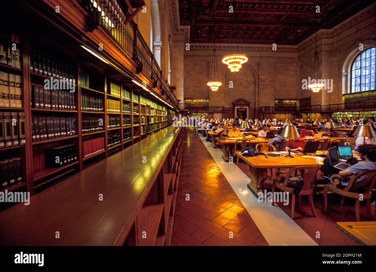 Rose Main Reading Room, New York Public Library, New York, USA Stock ...