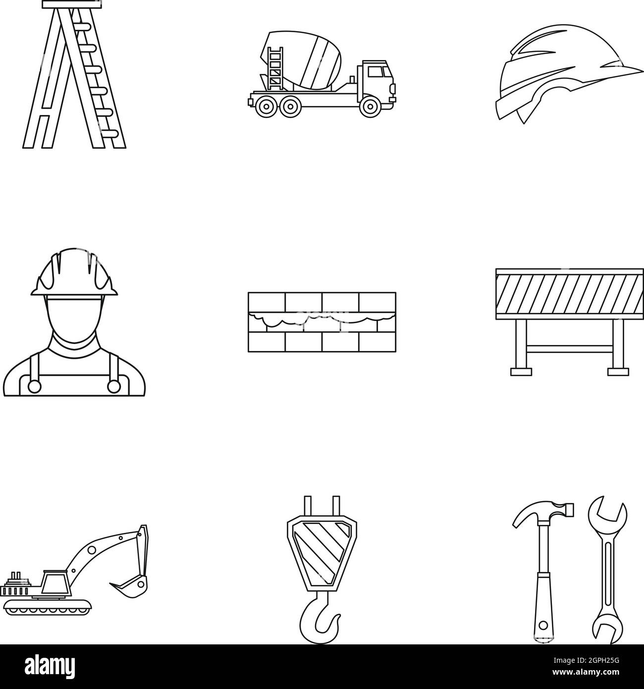 Building tools icons set, outline style Stock Vector Image & Art - Alamy Building tools icons set, outline style Stock Vector Image & Art - Alamy