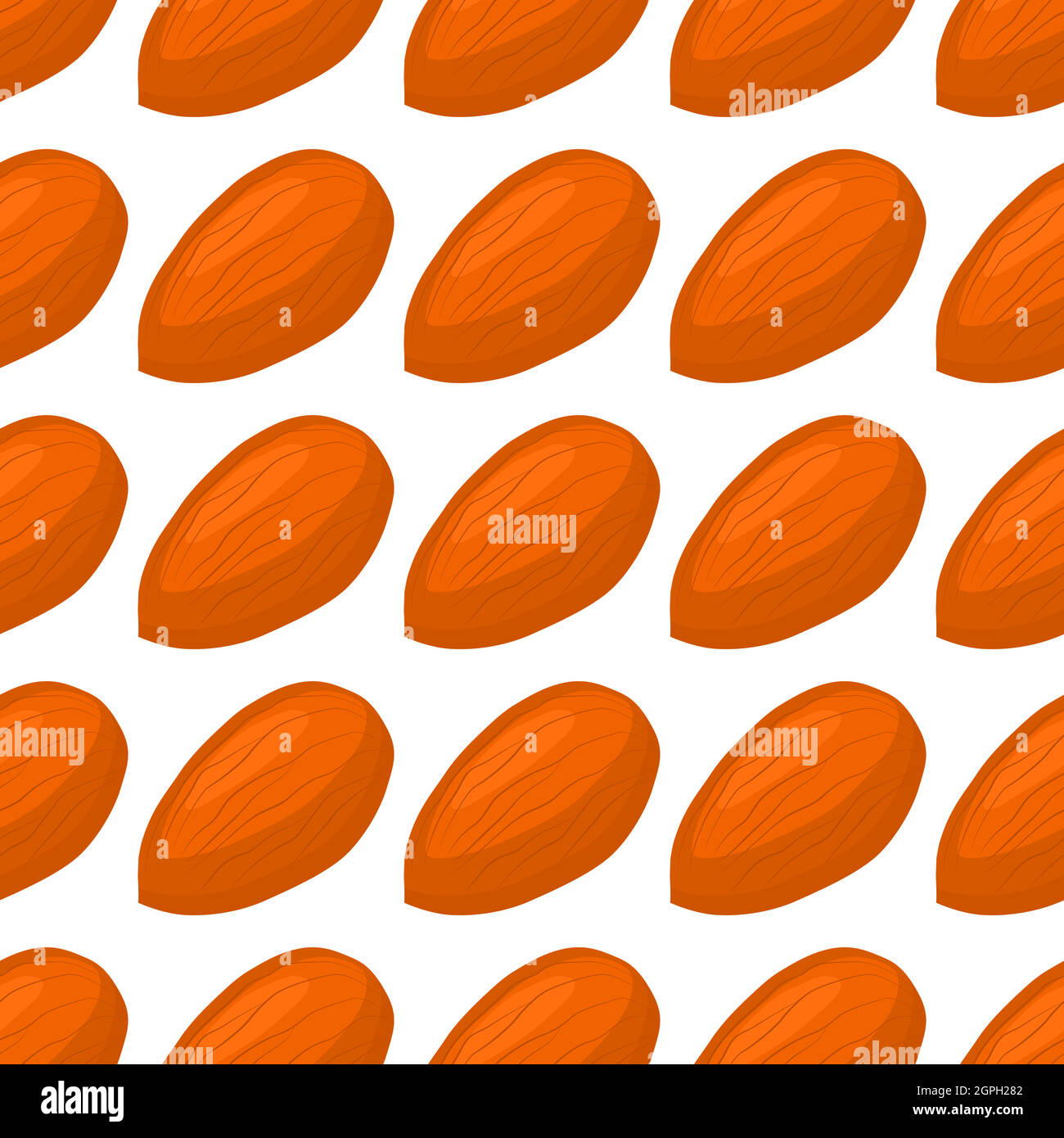 Roasted almond Stock Vector Images - Alamy