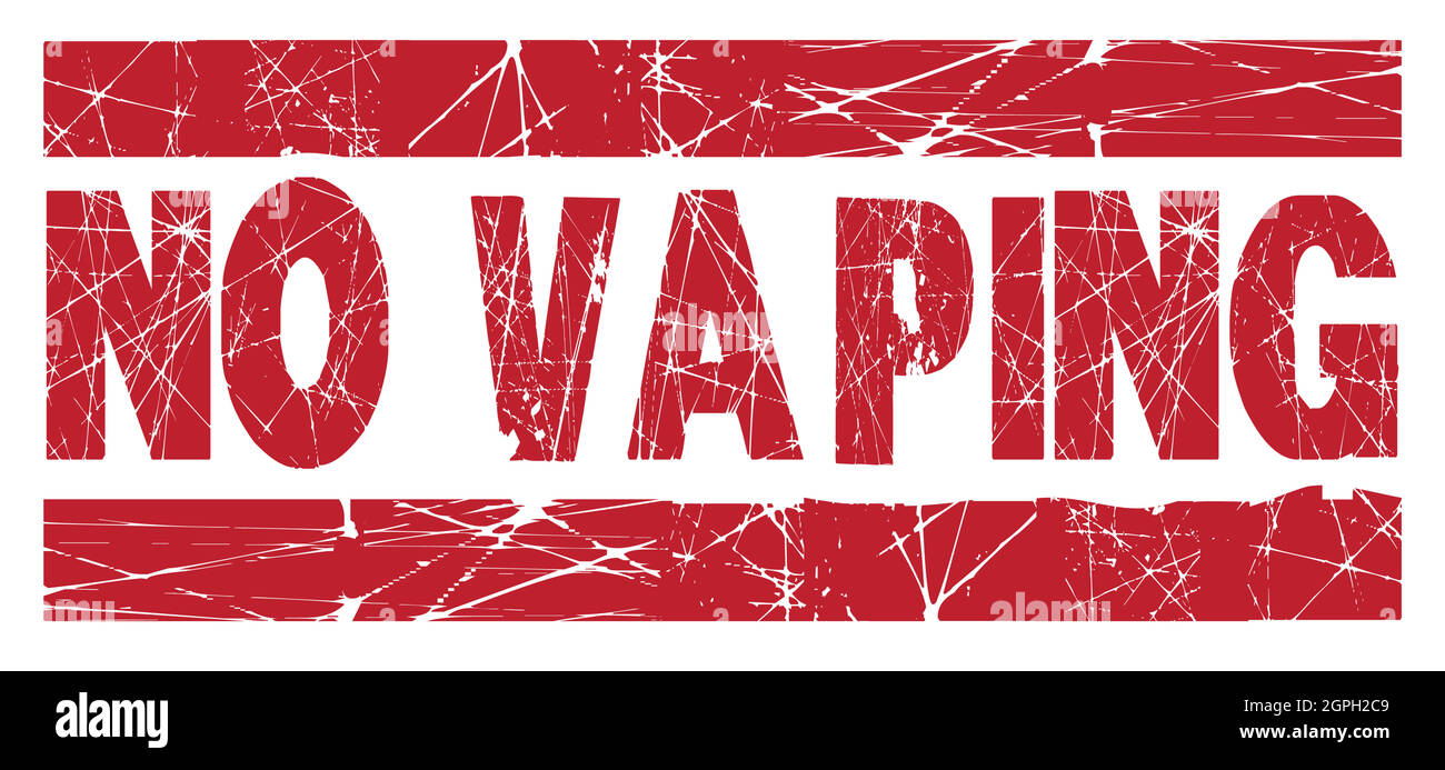 No Vaping Red Ink Stamp Stock Vector Image & Art - Alamy