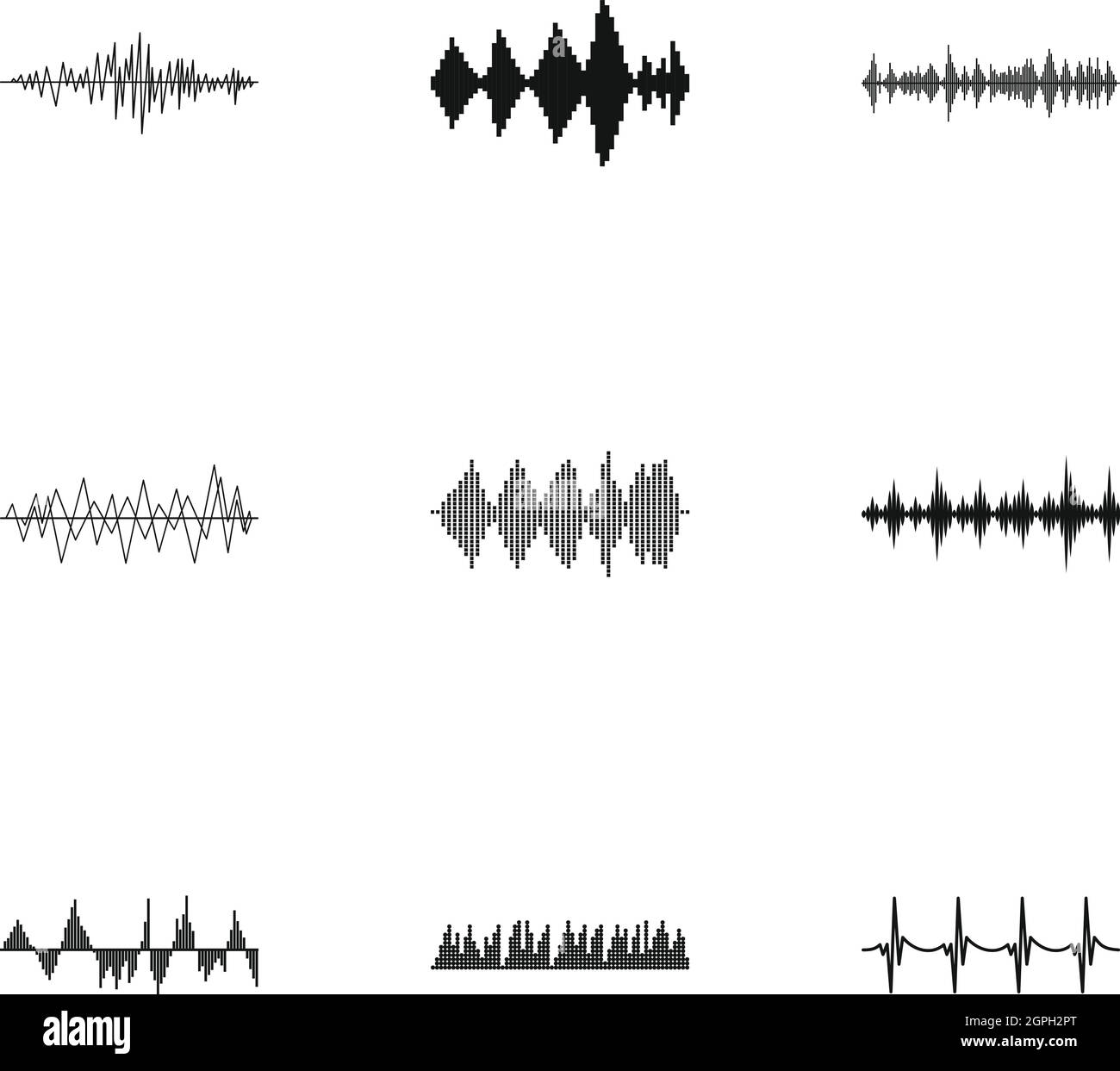 Music track icons set, simple style Stock Vector Image & Art - Alamy