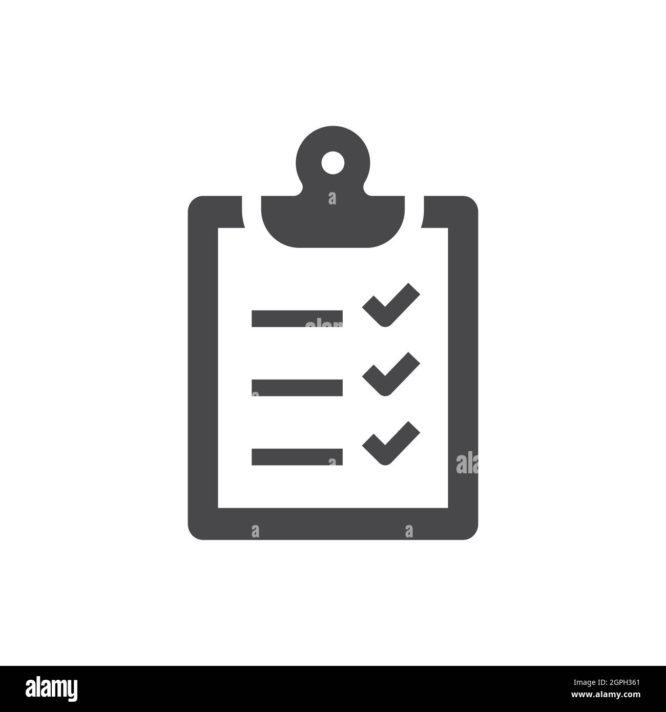 List note paper checklist Black and White Stock Photos & Images - Alamy