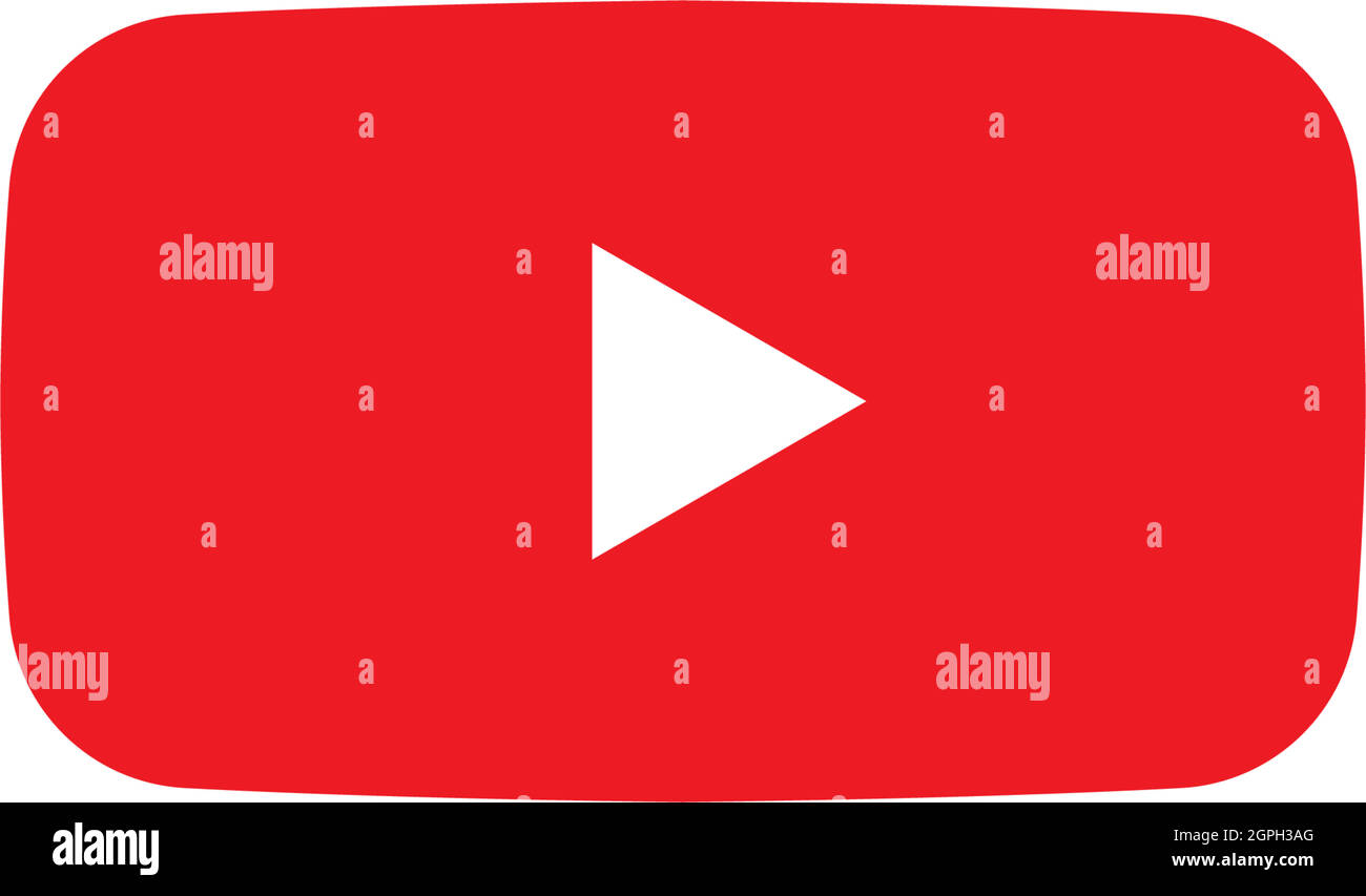play button youtube icon logo vector illustration Stock Vector Image ...