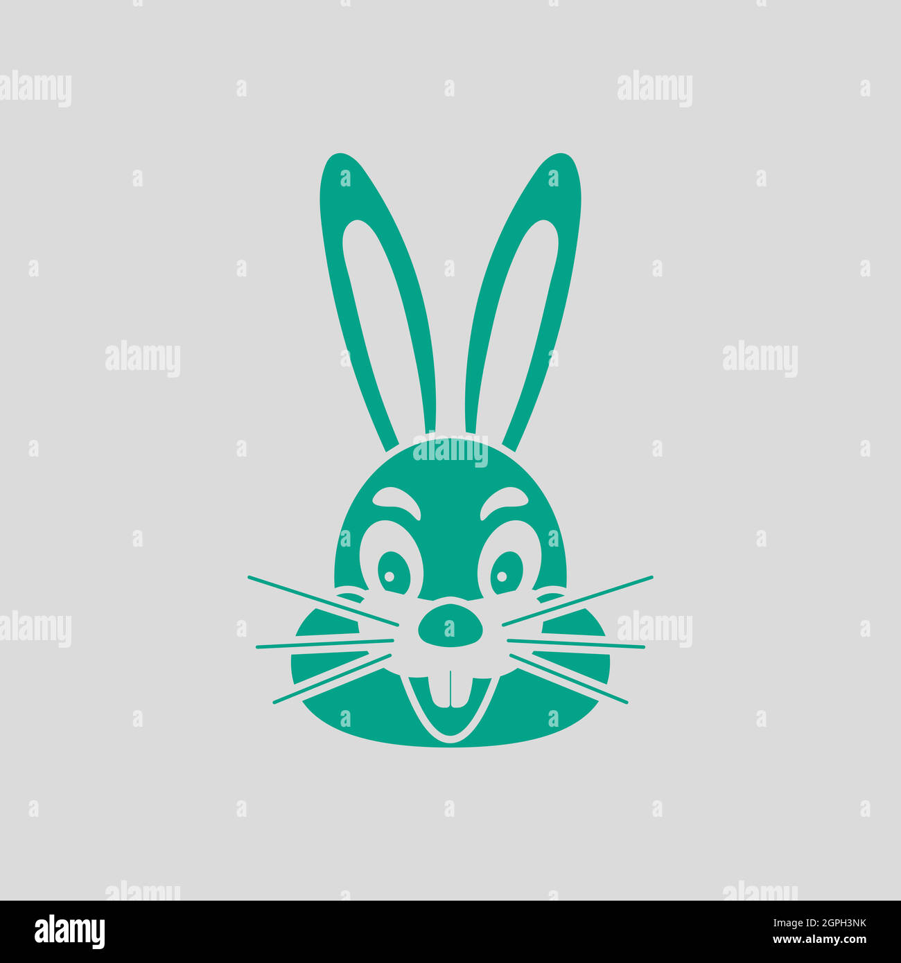 Easter Rabbit Icon Stock Vector Image & Art - Alamy