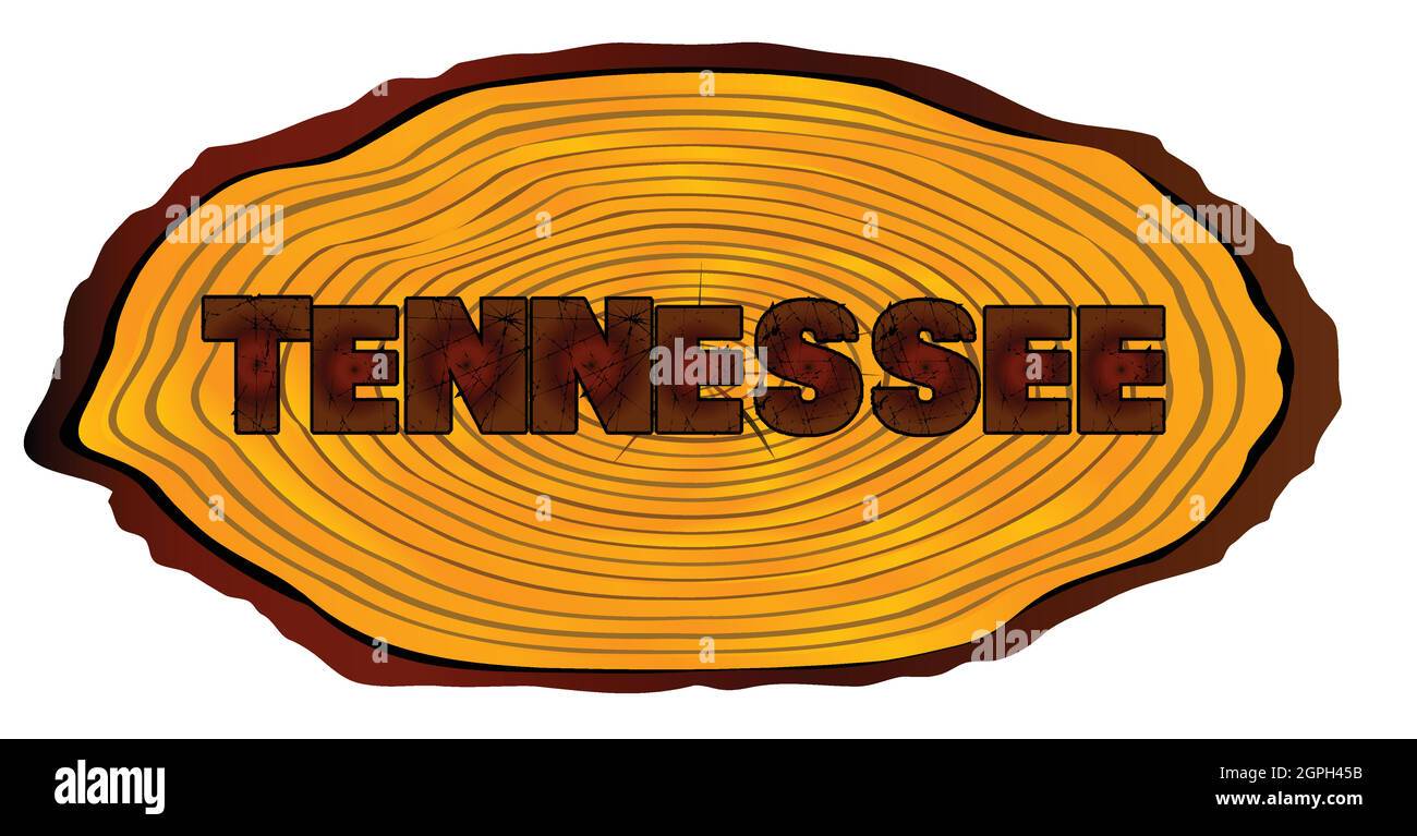Tennessee Log Sign Stock Vector Image & Art - Alamy