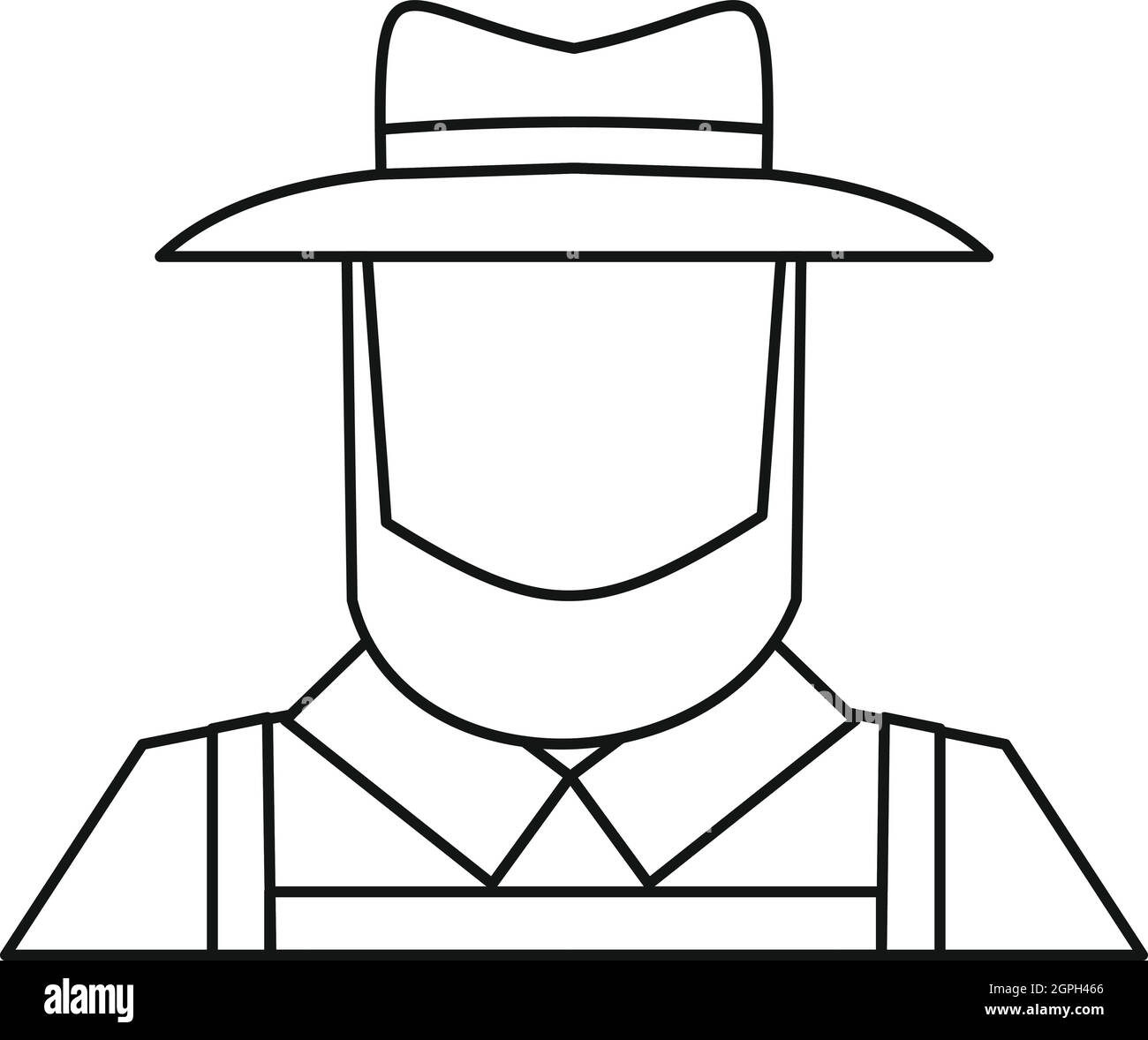 Farm market farmer icon Black and White Stock Photos & Images - Alamy