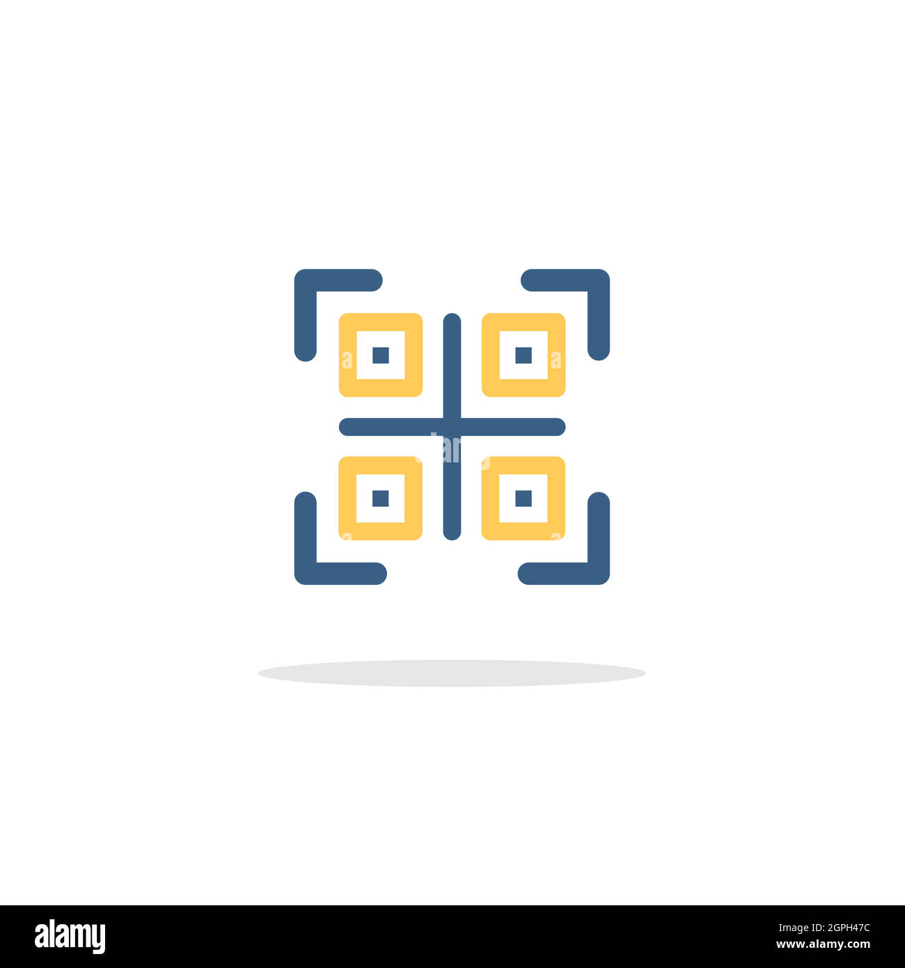 Qr scan icon Stock Vector Images - Alamy