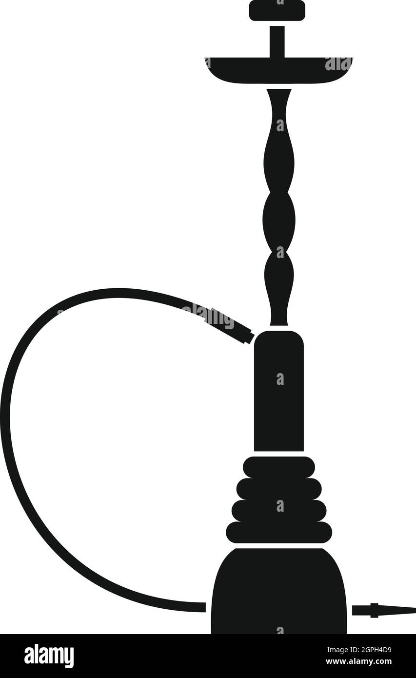 Hookah icon, simple style Stock Vector Image & Art - Alamy