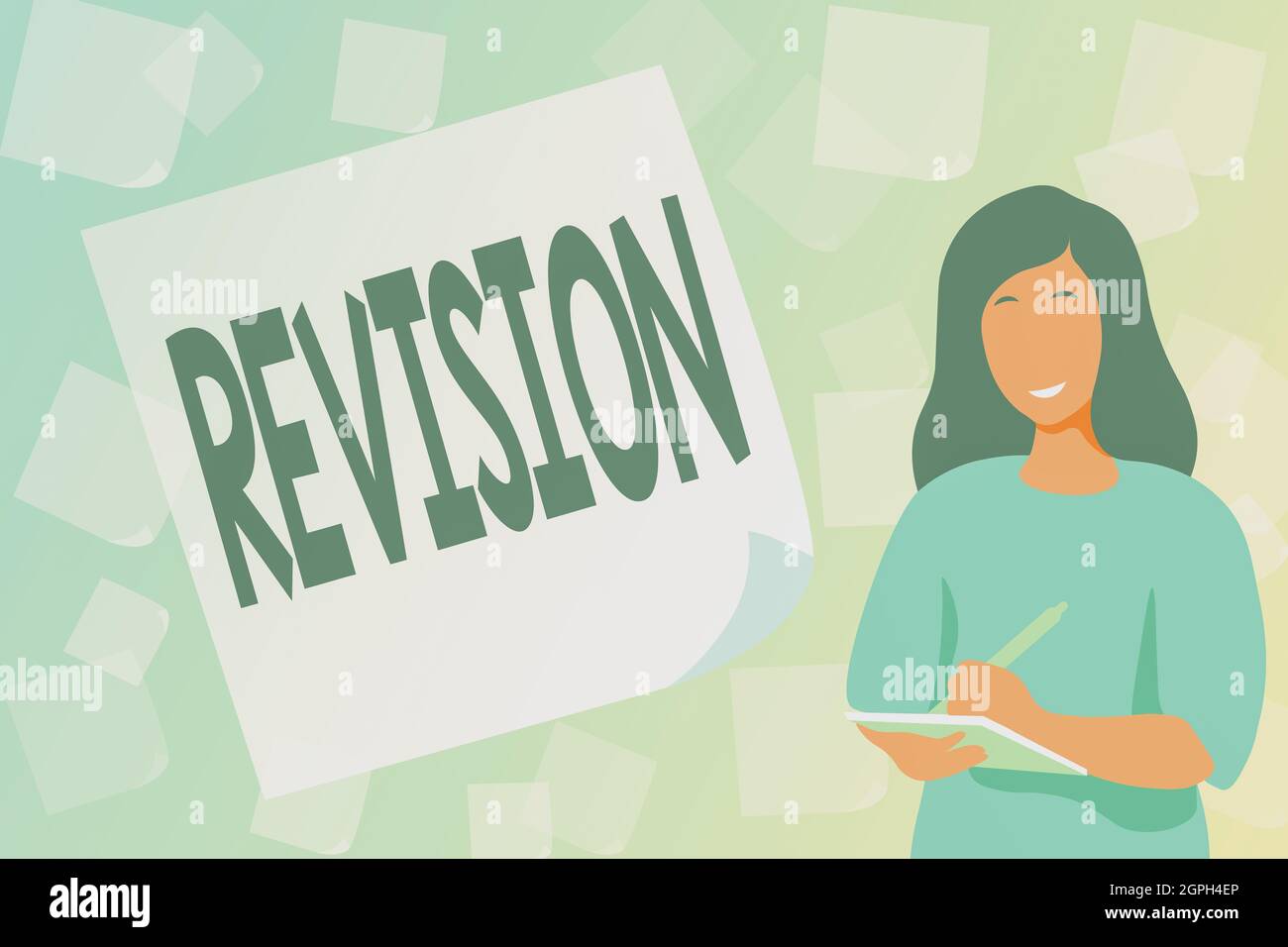 Hand writing sign Revision. Concept meaning action of revising over ...