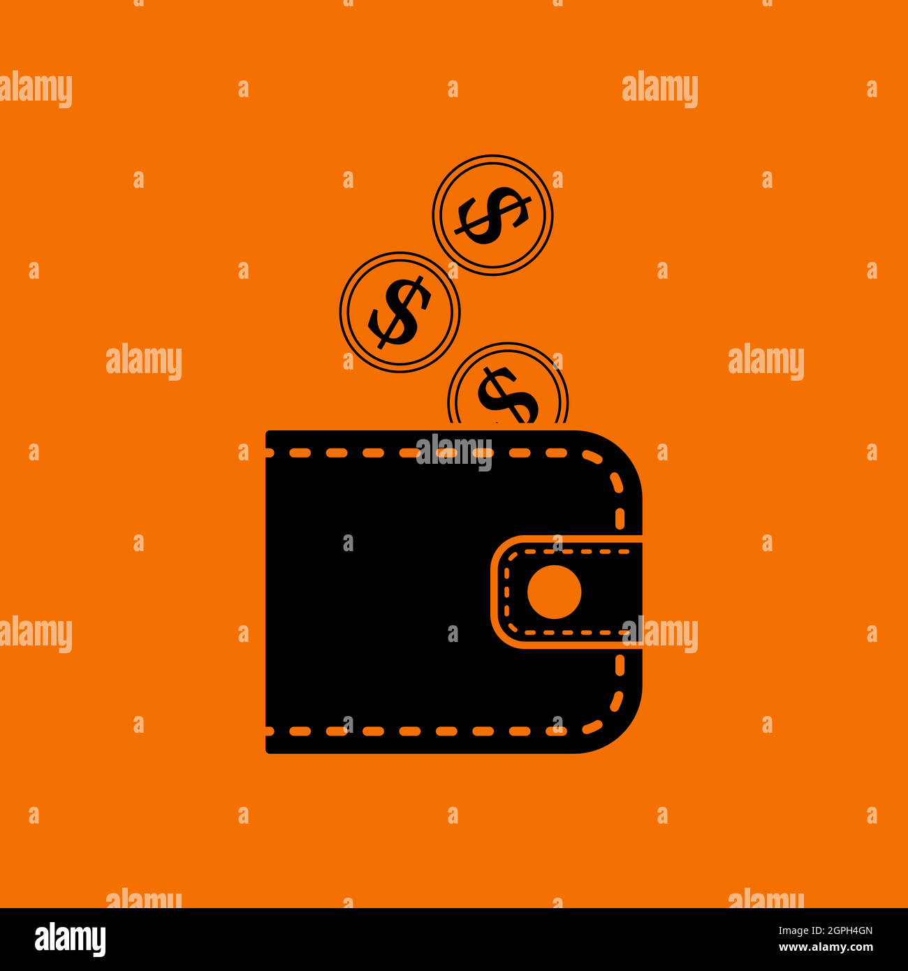 Currency sign coins in Stock Vector Images - Alamy
