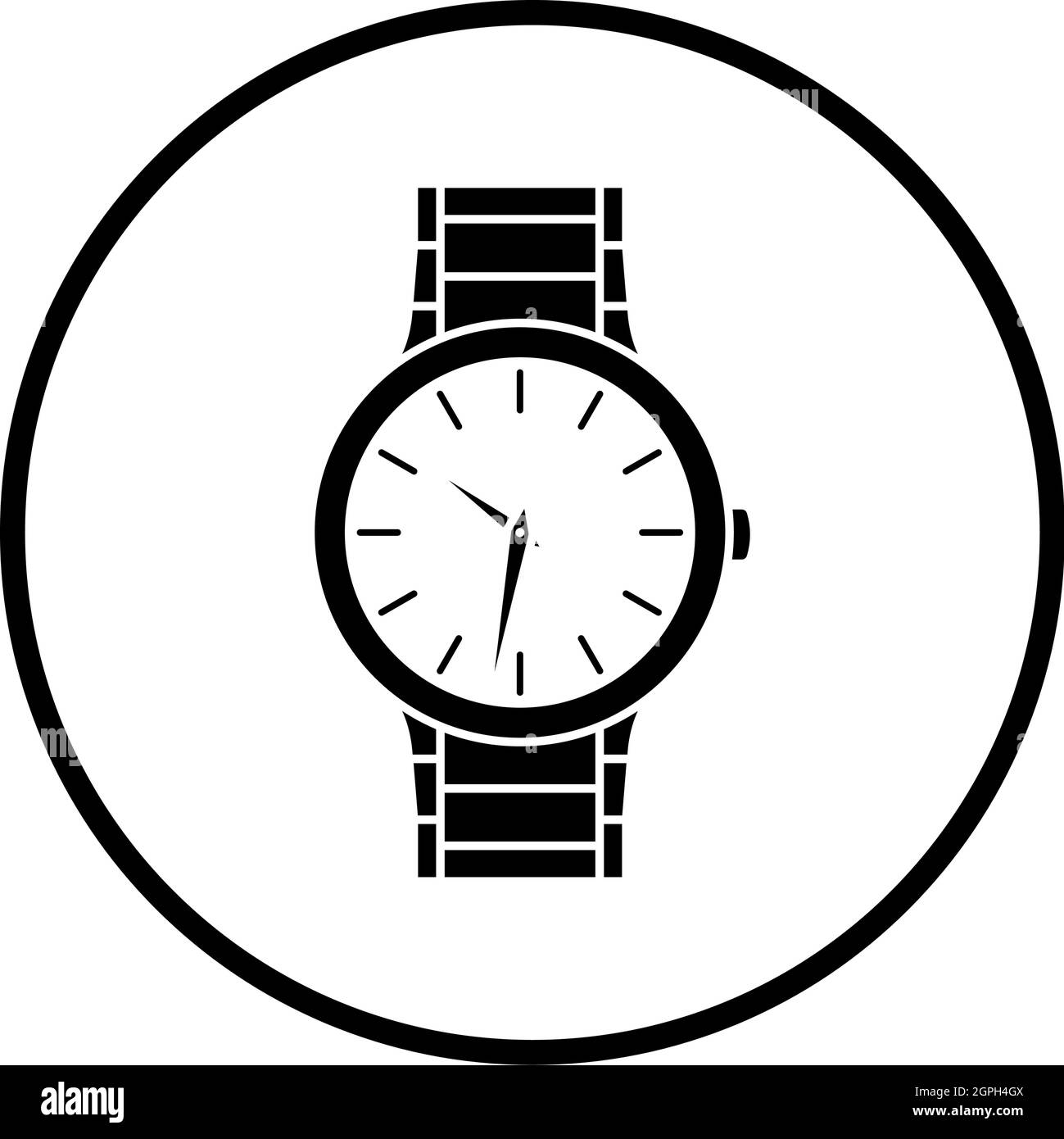 Business Woman Watch Icon Stock Vector Image & Art - Alamy