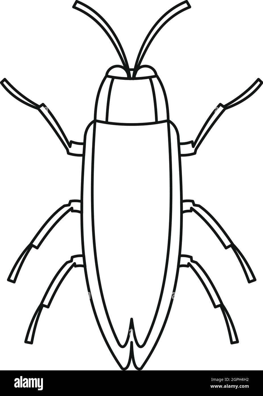 Beetle icon, outline style Stock Vector Image & Art - Alamy