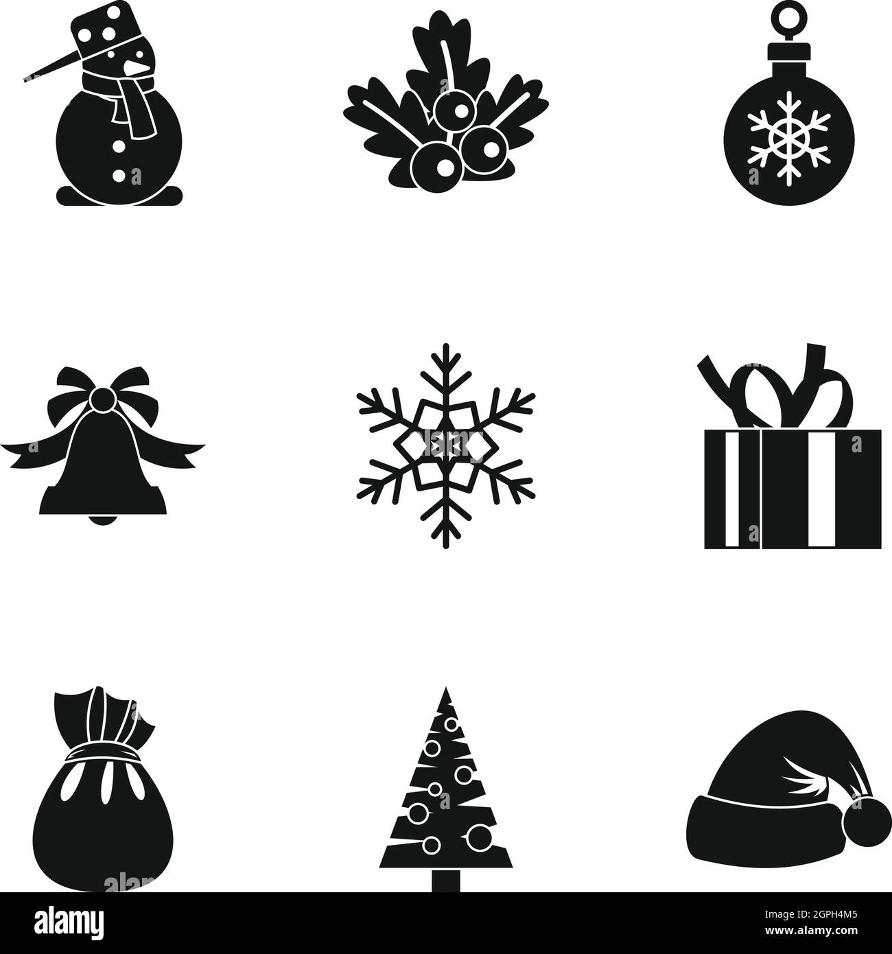 New year party gift Black and White Stock Photos & Images - Alamy