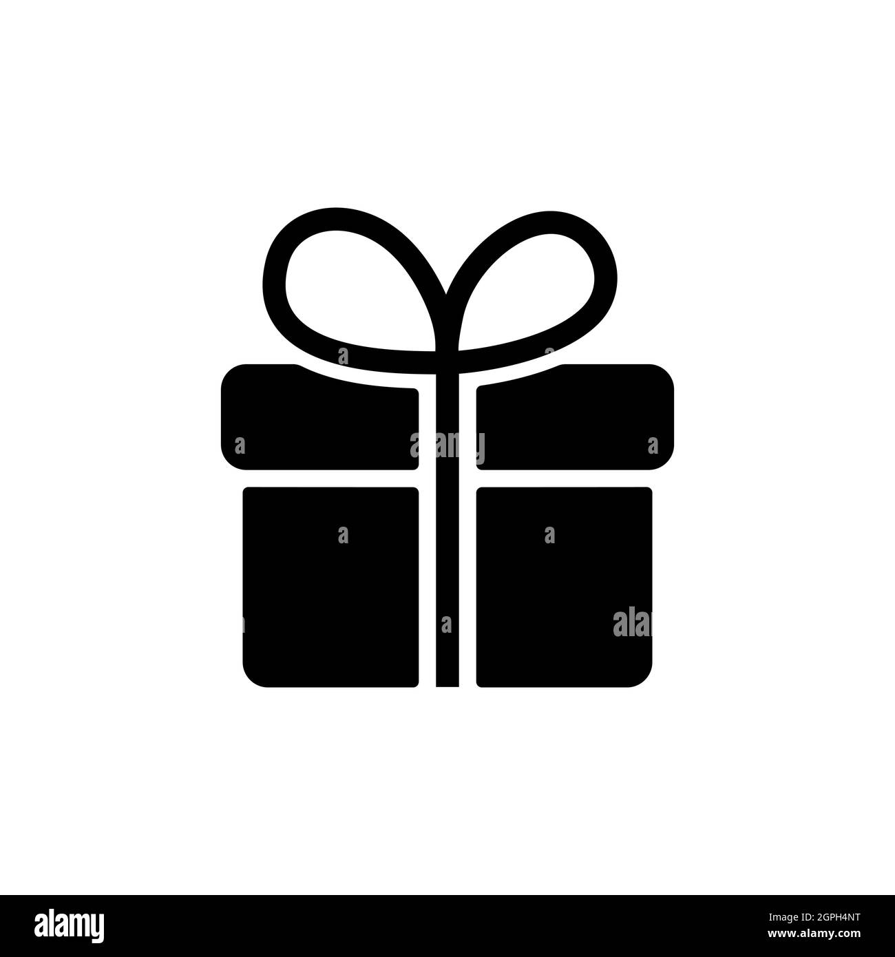 Gift icon sign symbol Black and White Stock Photos & Images - Alamy