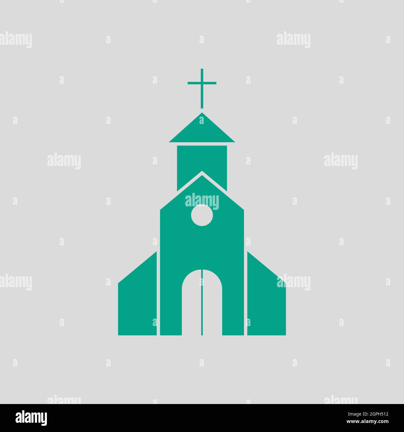 The green church Stock Vector Images - Alamy