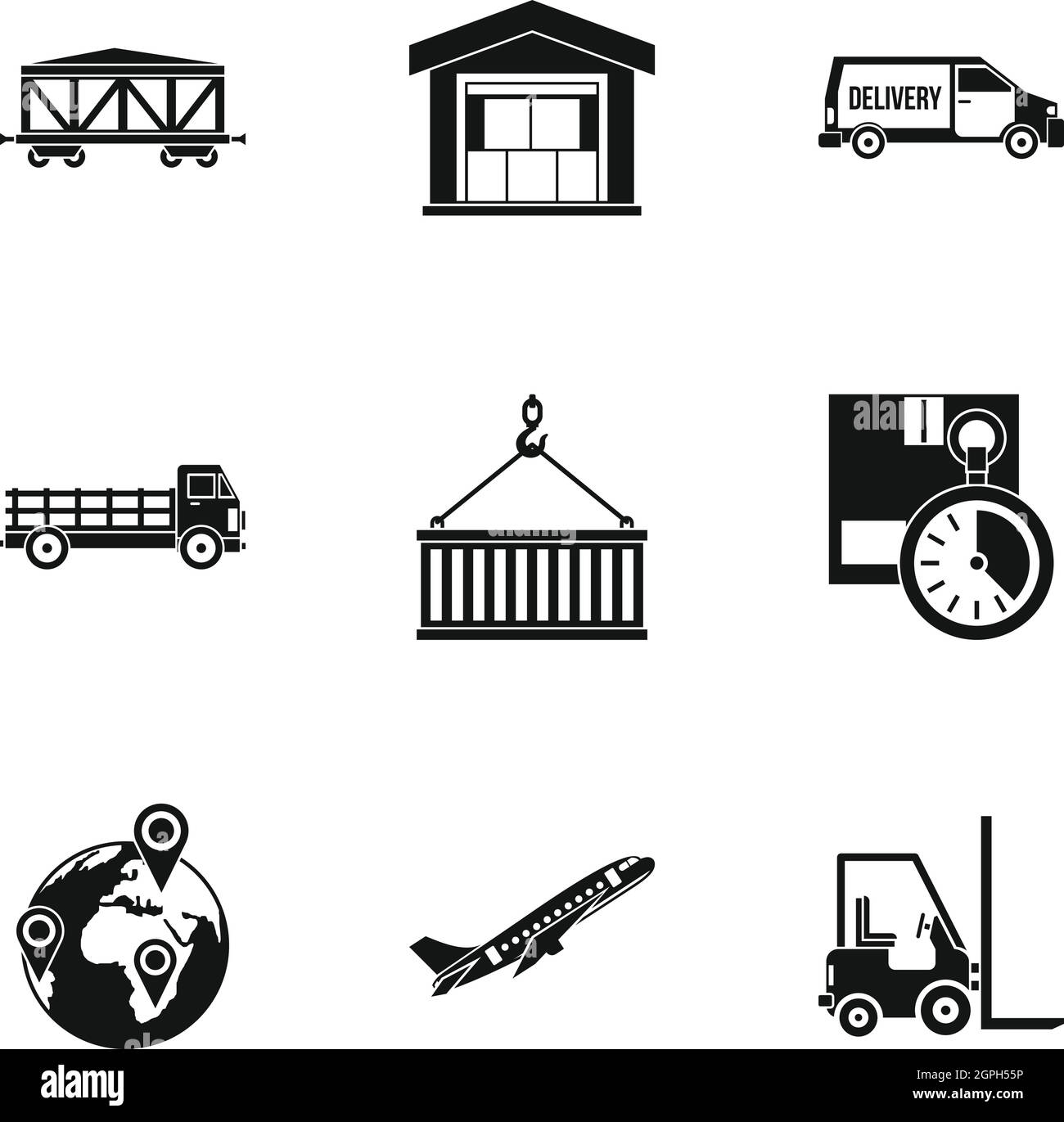 Warehouse courier Black and White Stock Photos & Images - Alamy