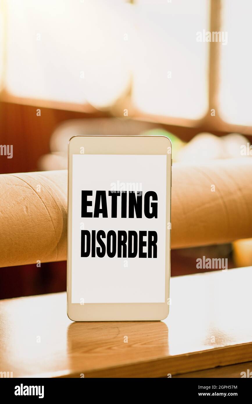Inspiration showing sign Eating Disorder. Conceptual photo illnesses ...