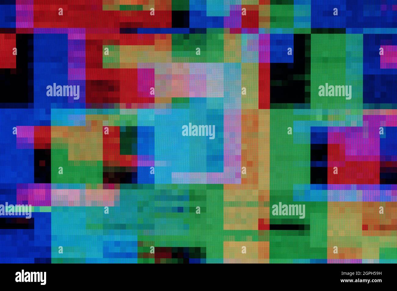 Abstract background, pattern of a digital glitch Stock Photo - Alamy