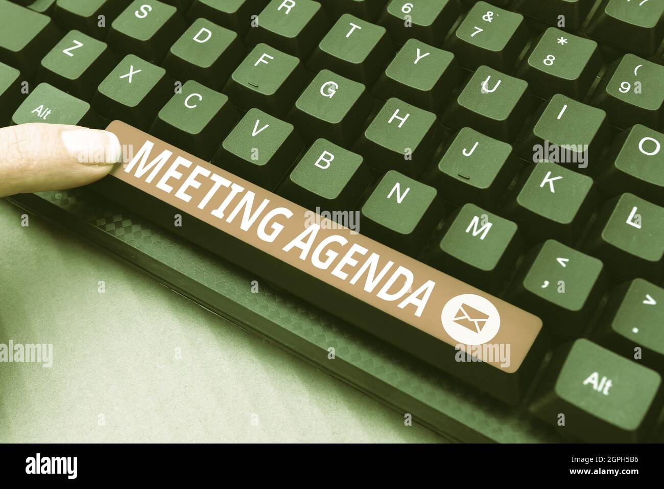 Text showing inspiration Meeting Agenda. Business approach An agenda ...