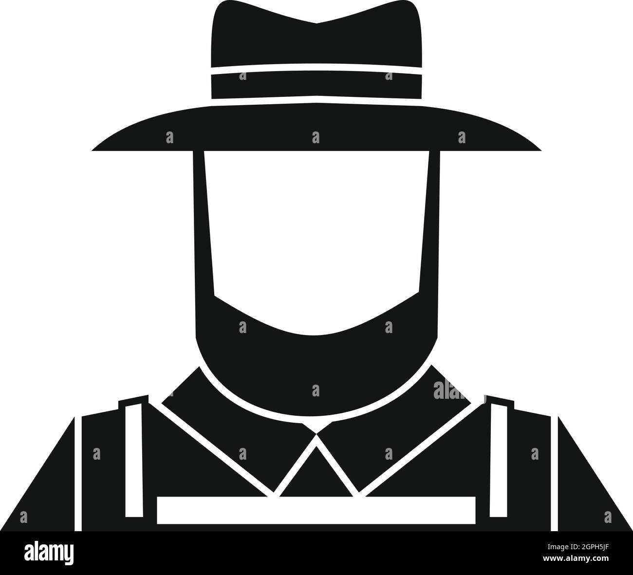 Farm market farmer icon Black and White Stock Photos & Images - Alamy