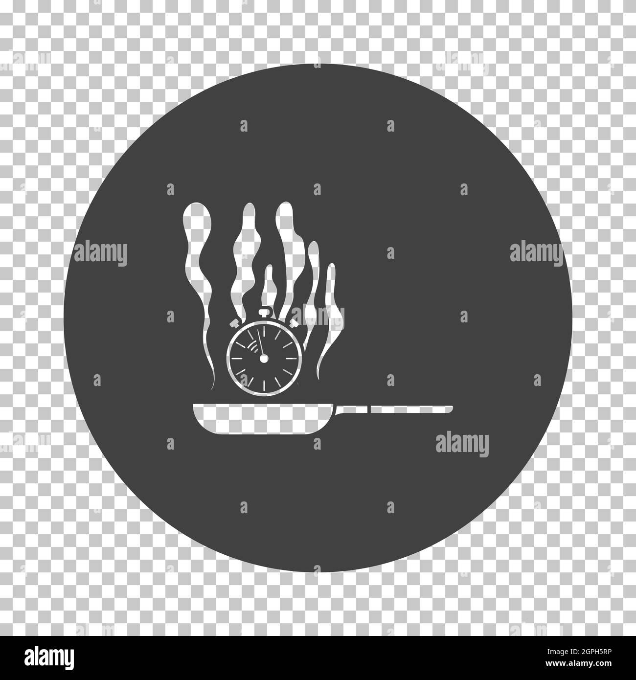 Pan With Stopwatch Icon Stock Vector Image & Art - Alamy