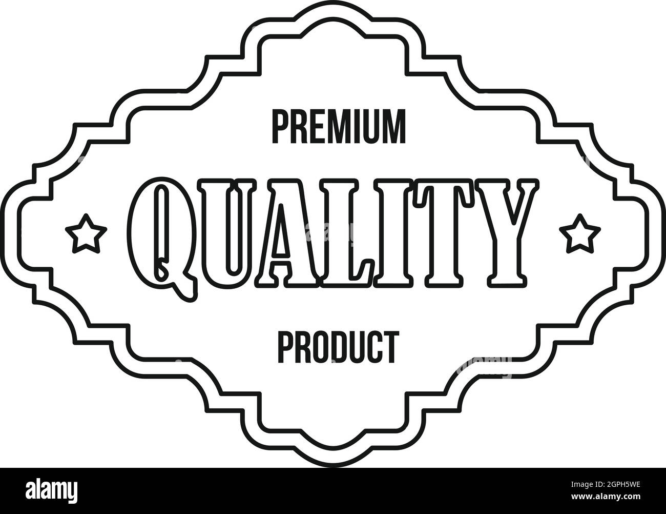 Premium icon black vector Stock Vector Images - Alamy