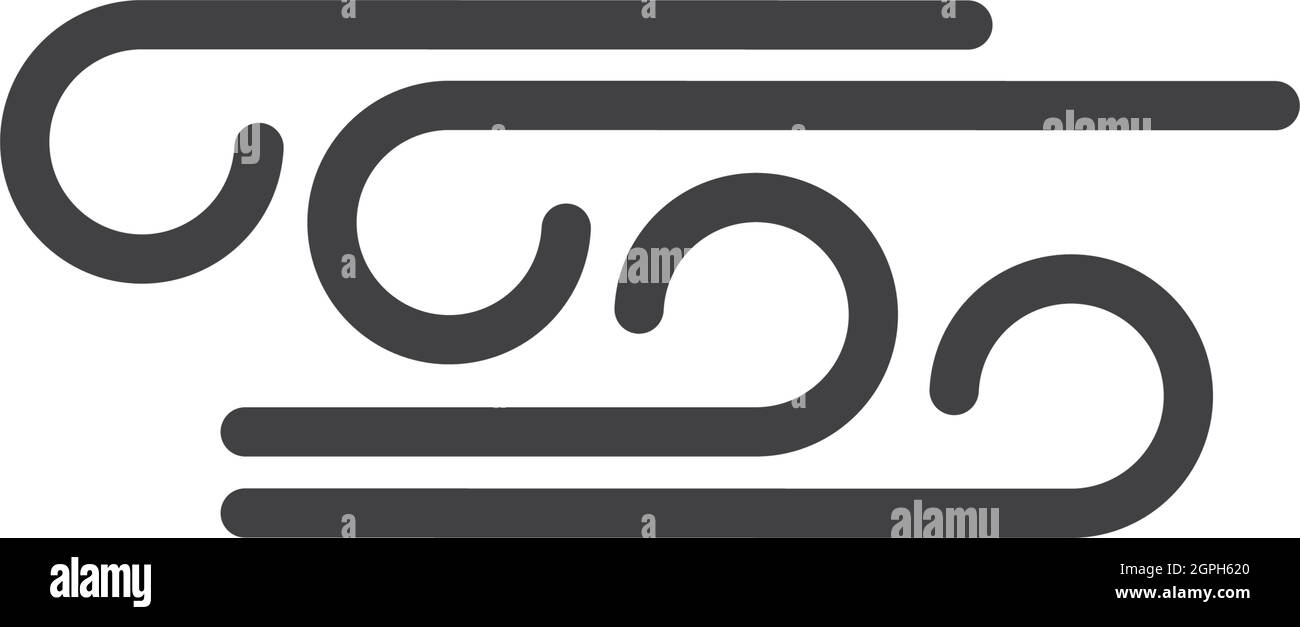 wind icon logo vector illustration Stock Vector Image & Art - Alamy