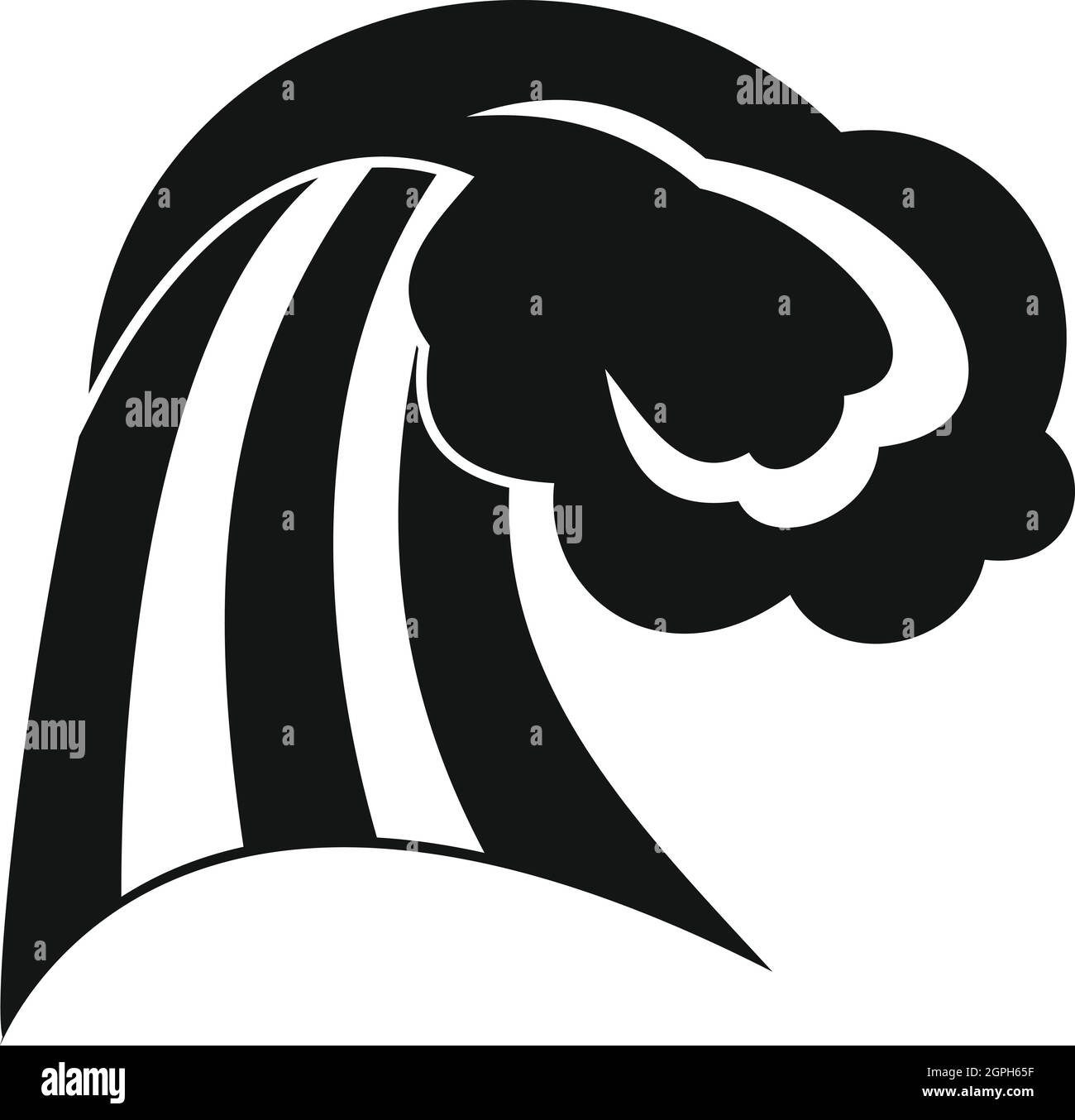 Sailing simple vector icon Black and White Stock Photos & Images - Alamy