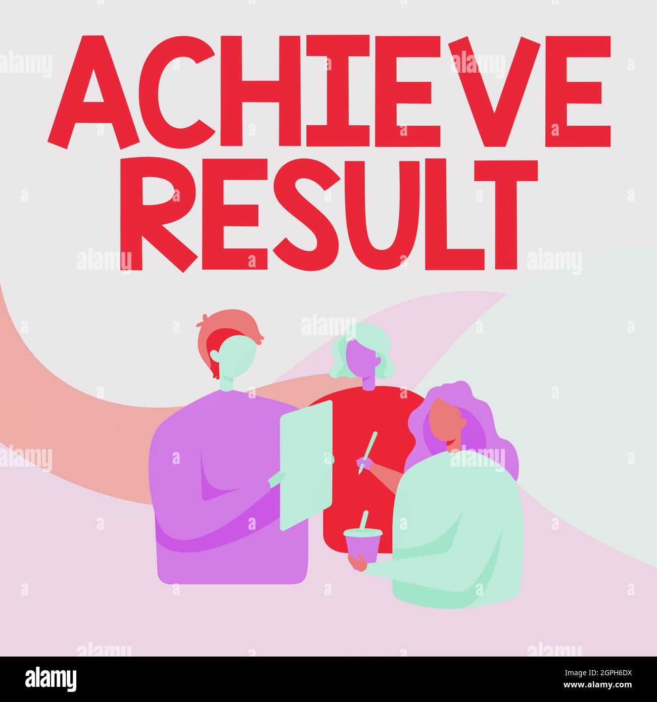 Conceptual display Achieve Result. Word Written on Accomplishment ...