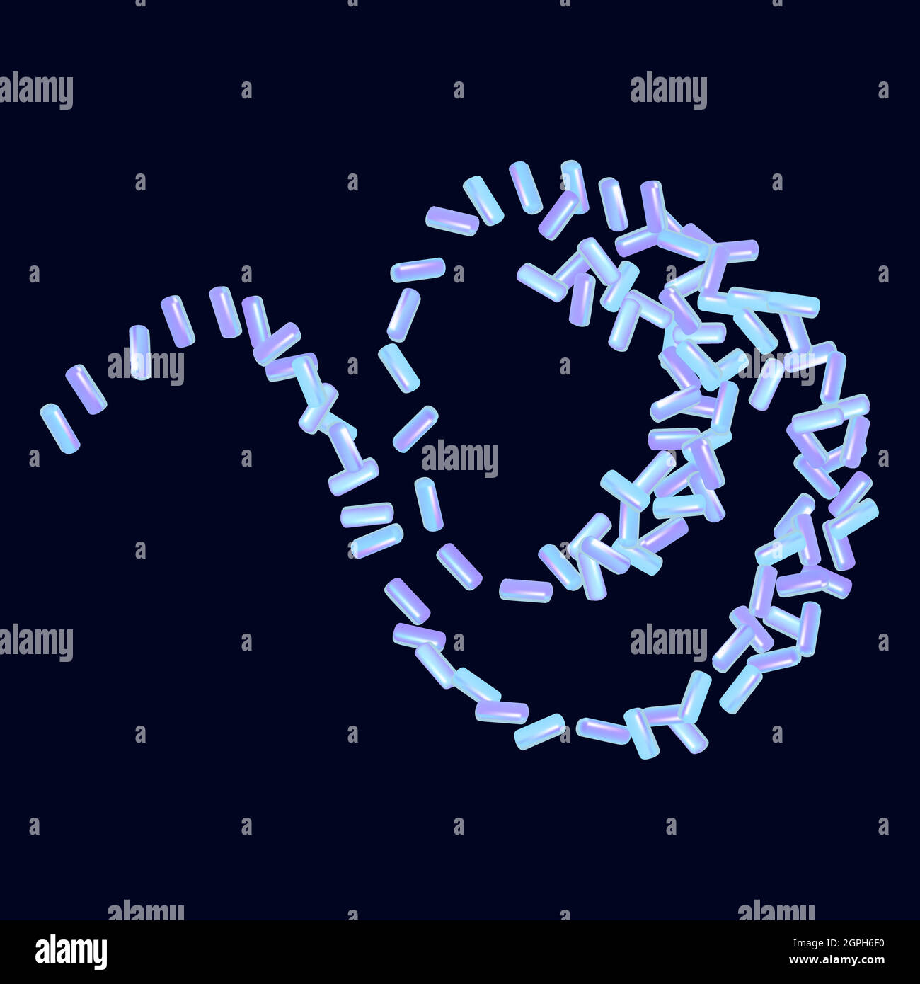 Sprinkle with bright grains of desserts. Abstract pattern with ...
