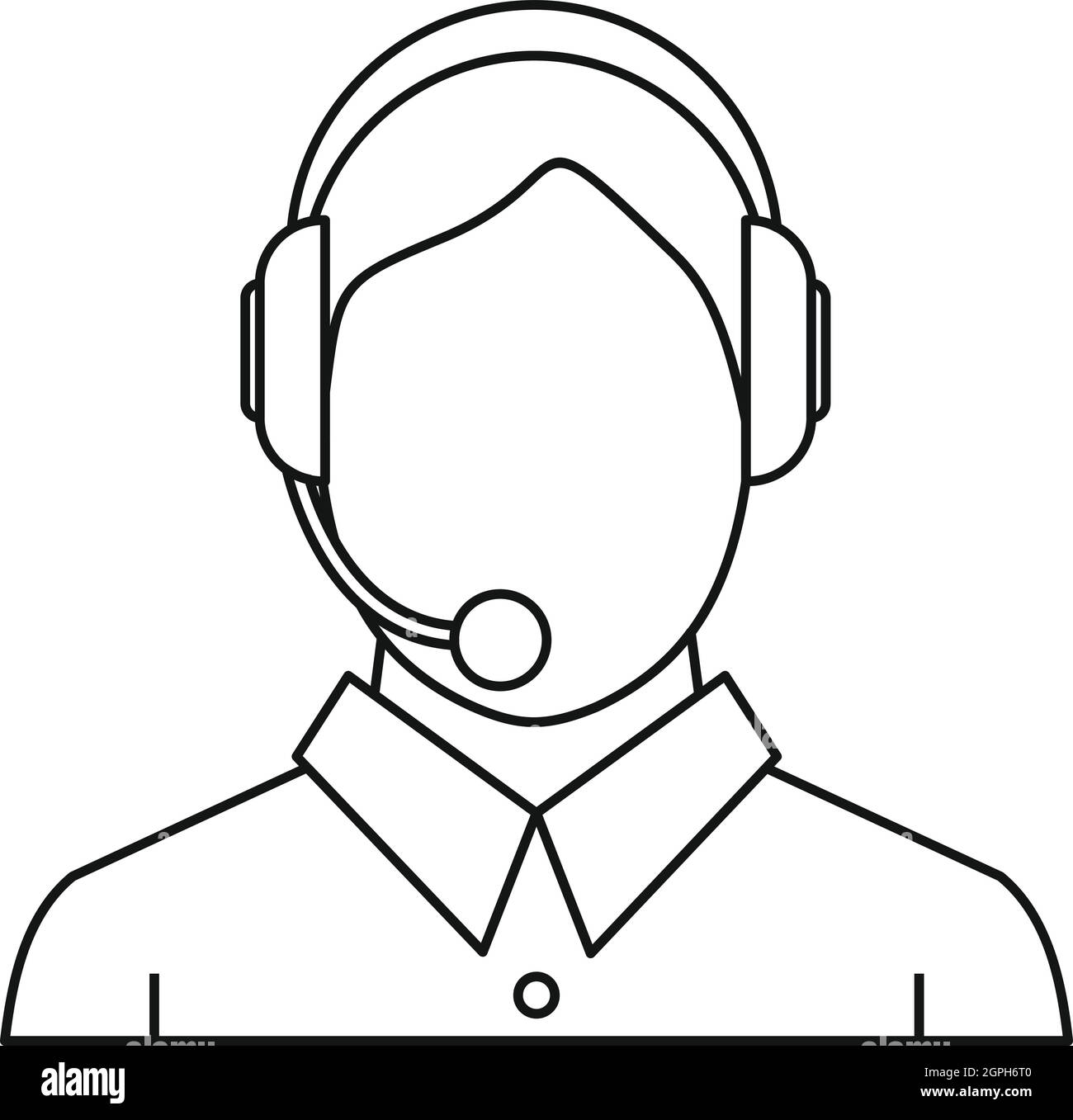 Headset Icon Person