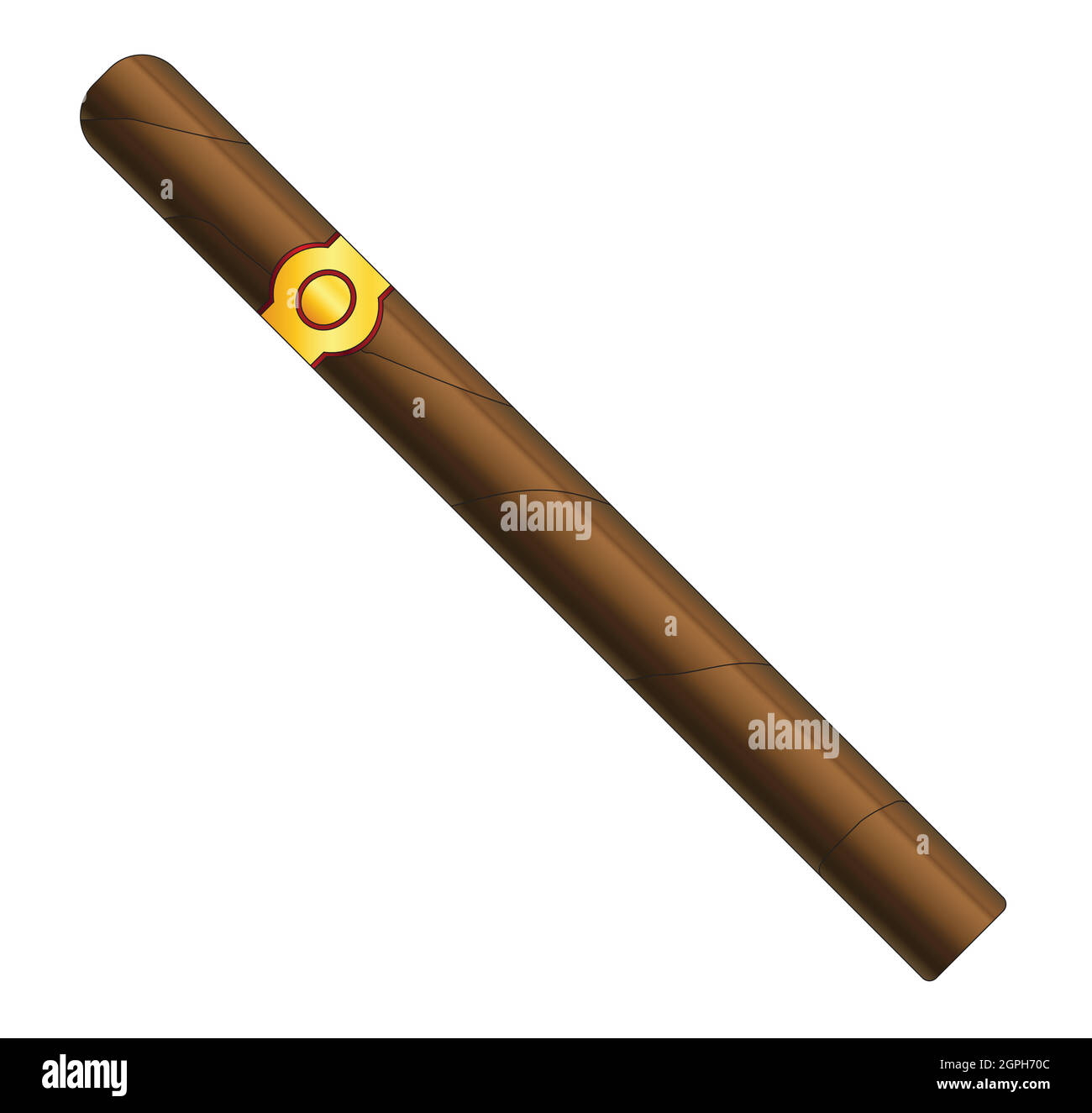Large Cuban Style Cigar Stock Vector Image & Art - Alamy
