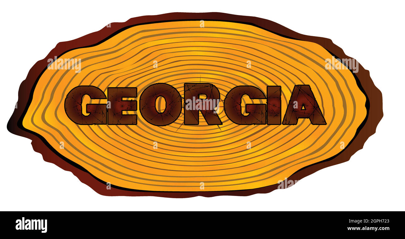 Georgia drawing Stock Vector Images - Alamy