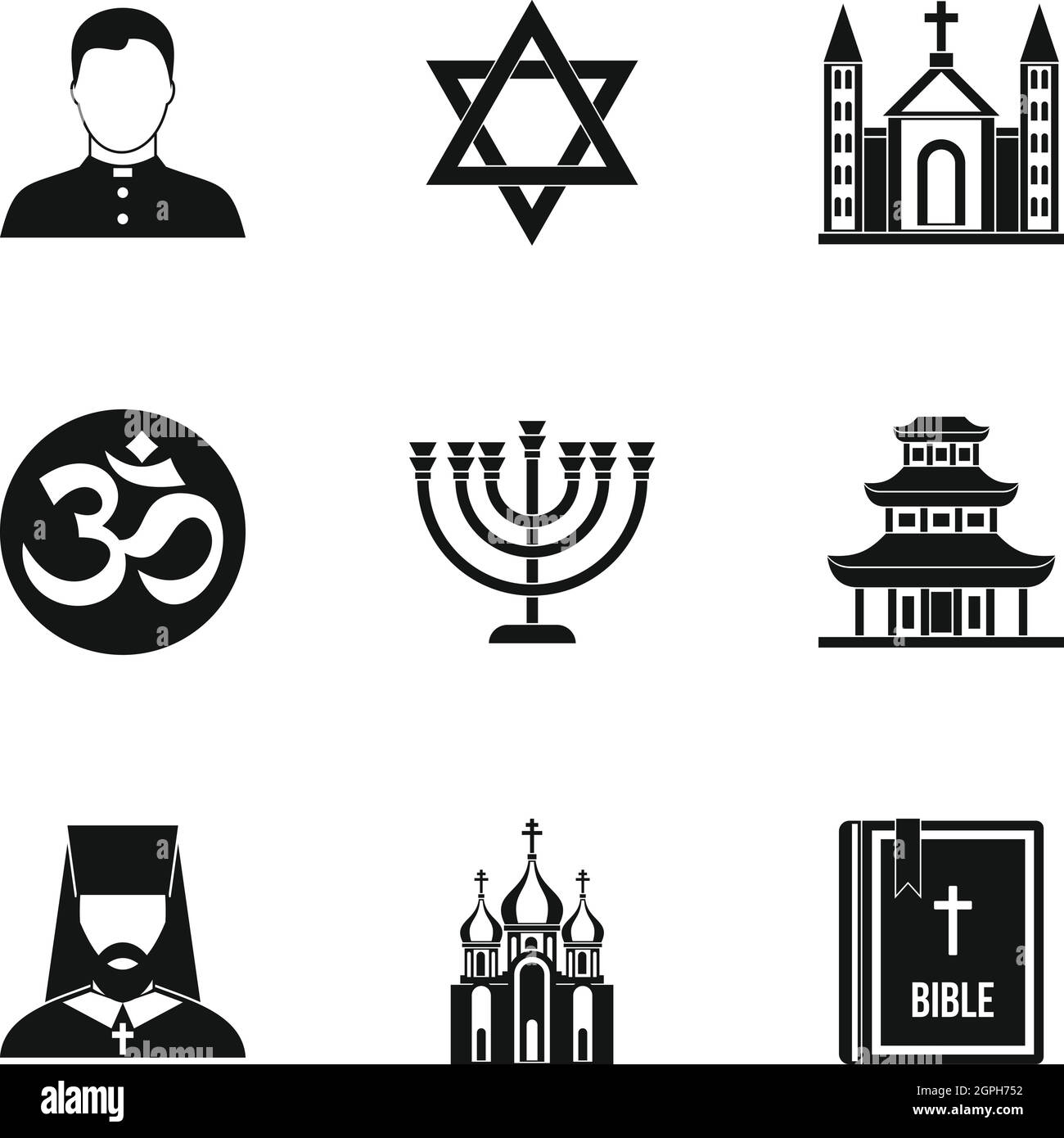 Religious image picture Stock Vector Images - Alamy