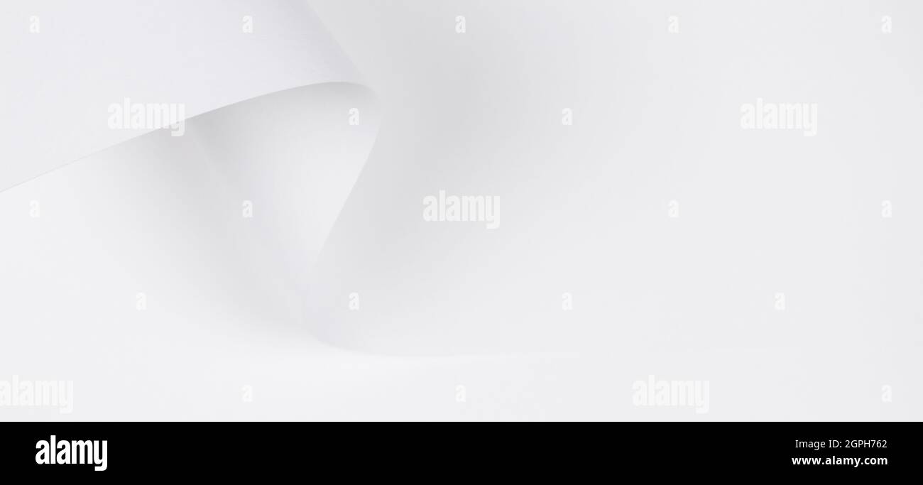 Abstract geometric shape white color paper background. Creative ...