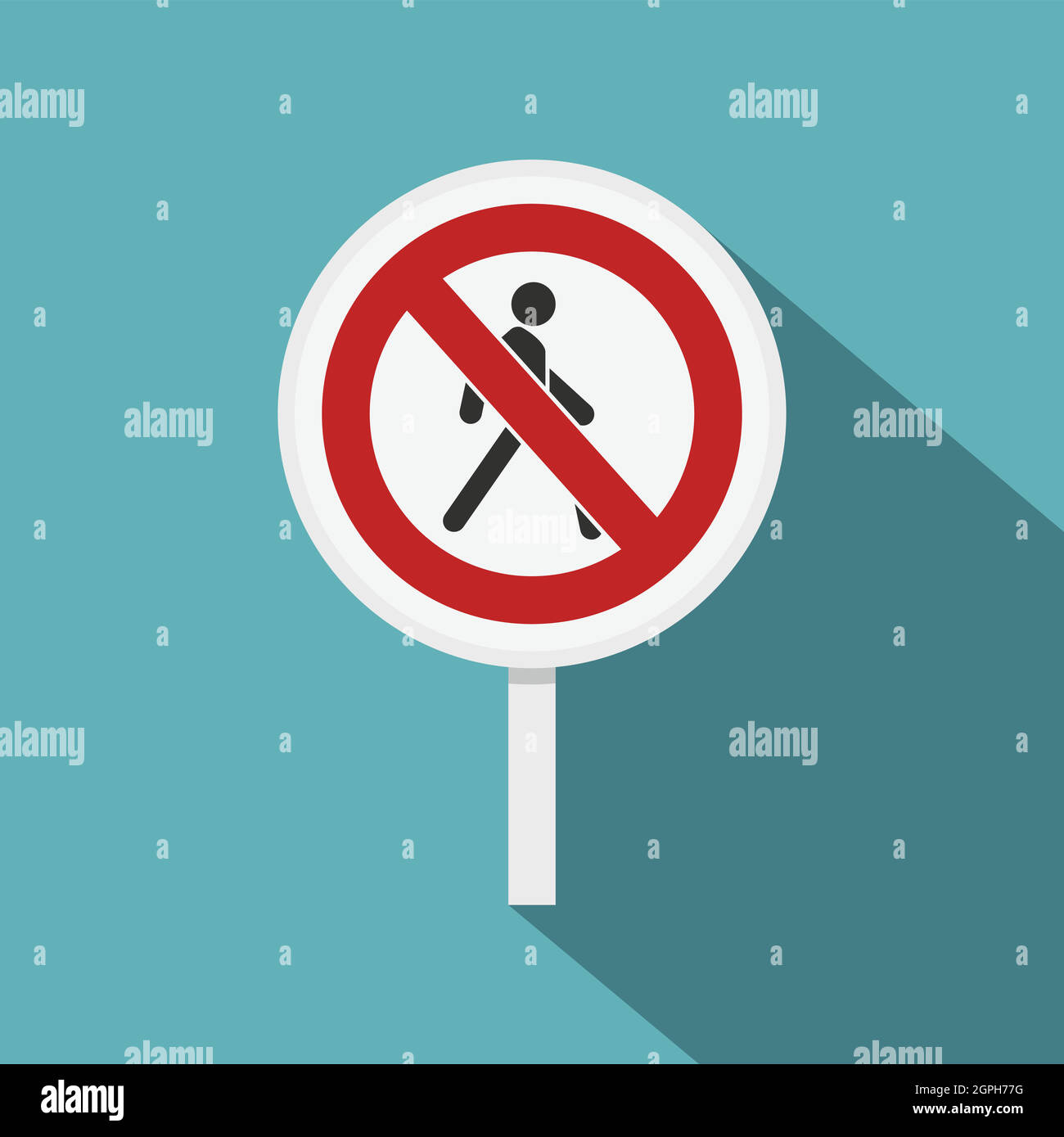 Stop sign prohibited traffic Stock Vector Images - Alamy