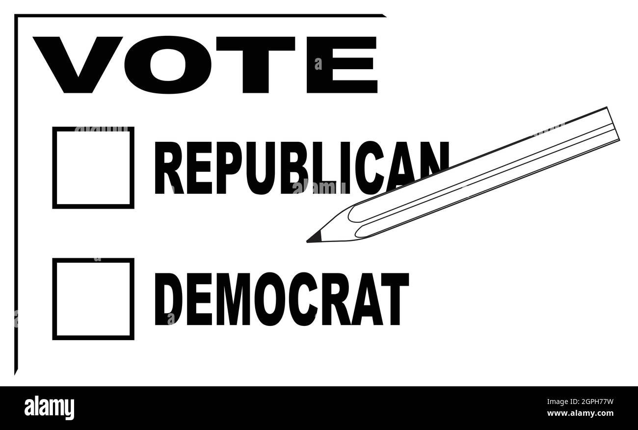 Vote red pen Stock Vector Images - Alamy