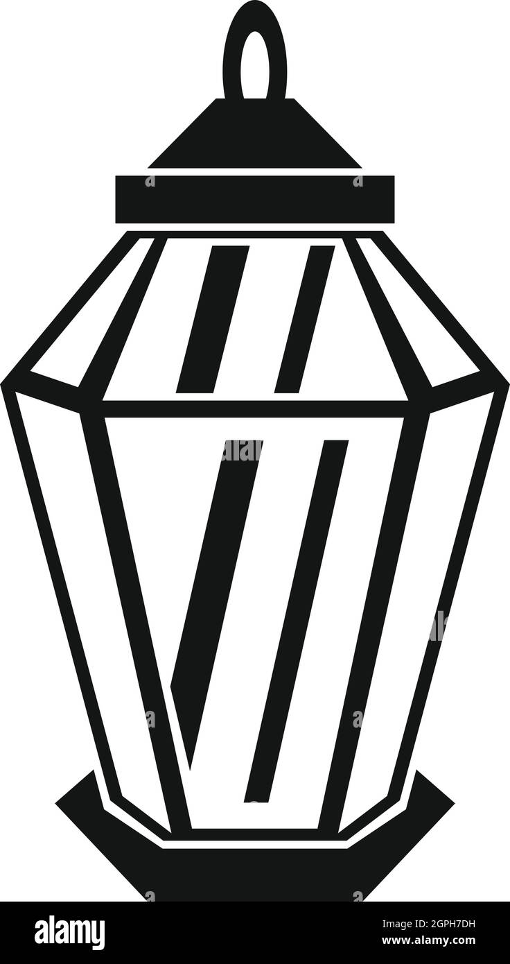 Arabian lantern icon Black and White Stock Photos & Images - Alamy