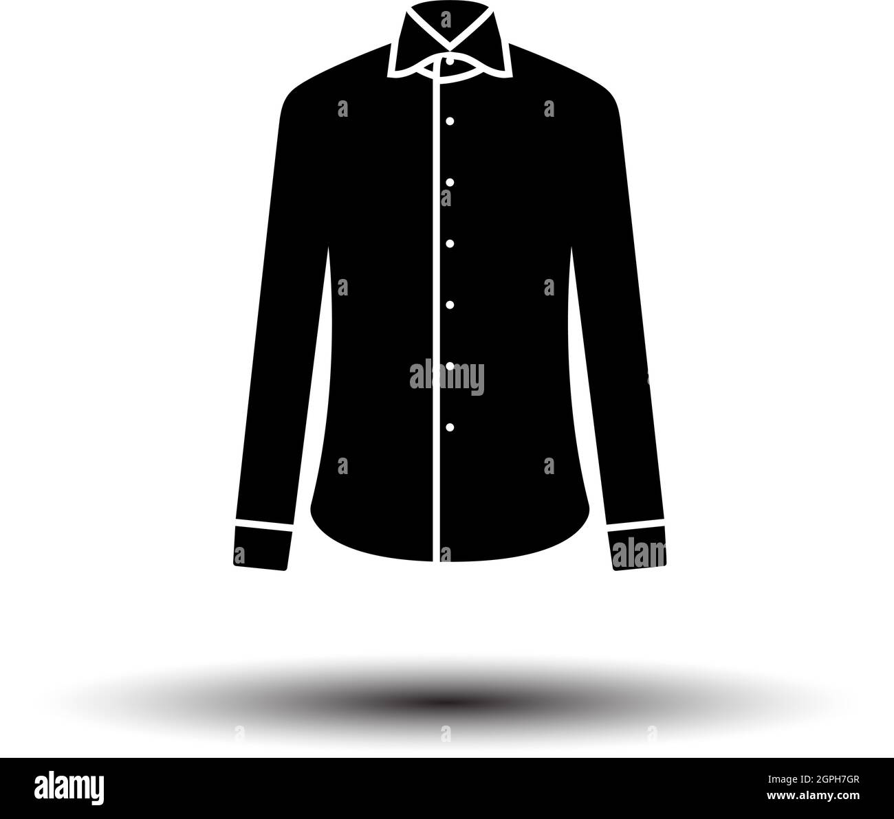 Business Shirt Icon Stock Vector Image & Art - Alamy