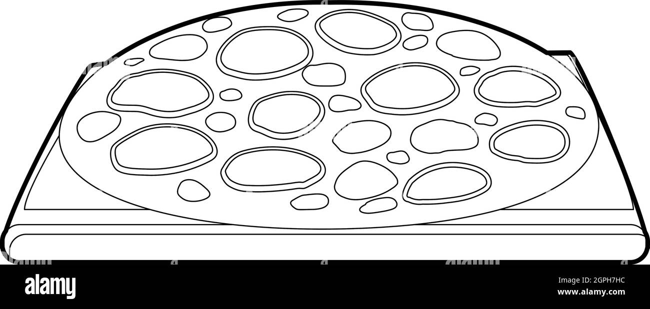 Lunch box icon outline Stock Vector Images - Alamy