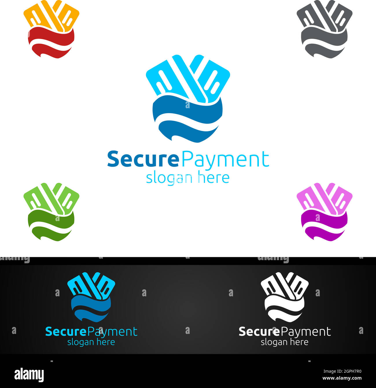 Global Online Secure Payment Logo for Security Online Shopping ...