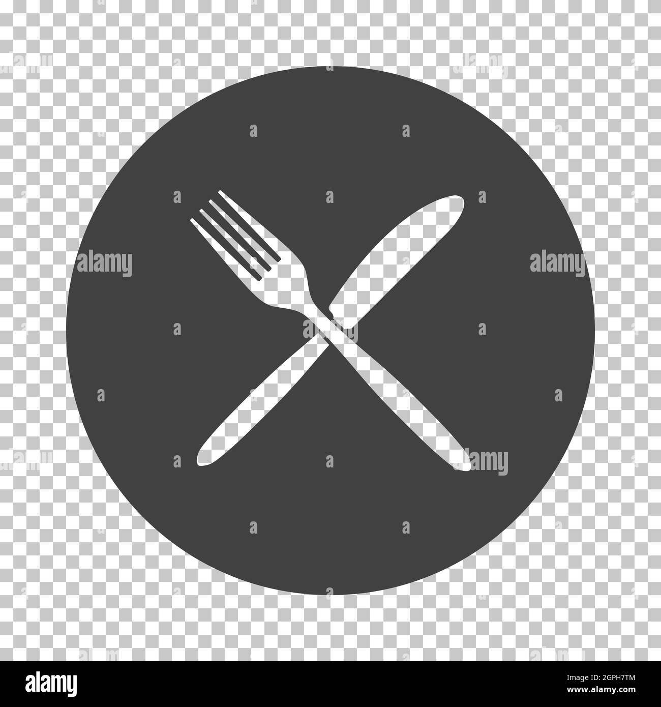 Fork And Knife Icon Stock Vector Image & Art - Alamy