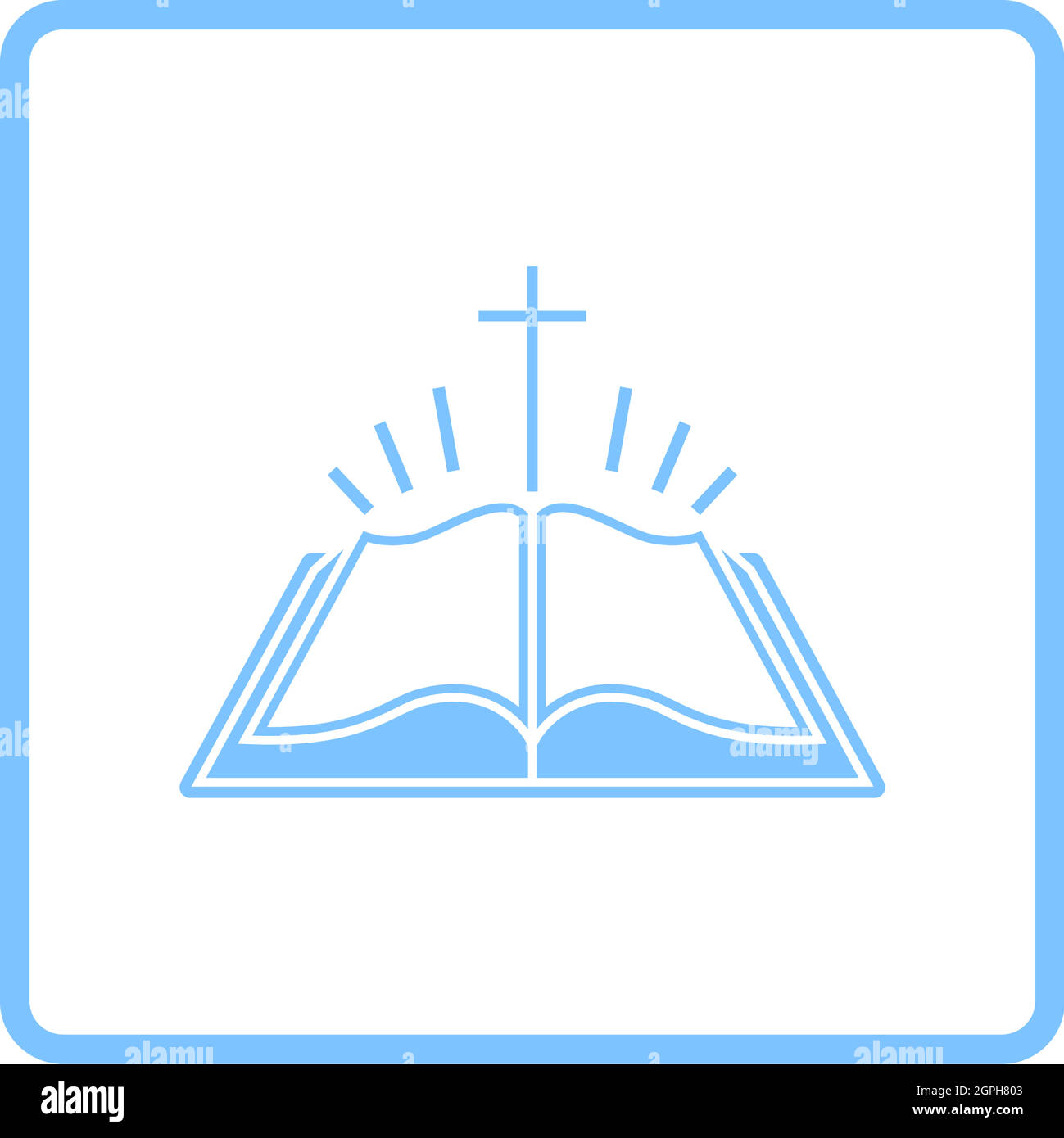 Open bible light Stock Vector Images - Alamy