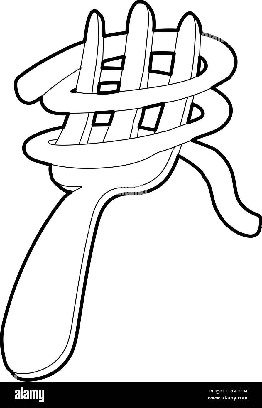 Recipe food icon outline Stock Vector Images - Alamy