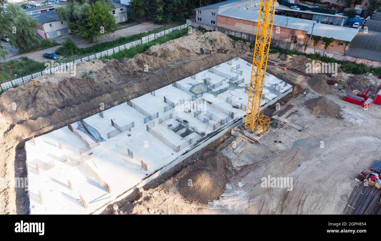 construction of a large residential complex Stock Photo - Alamy