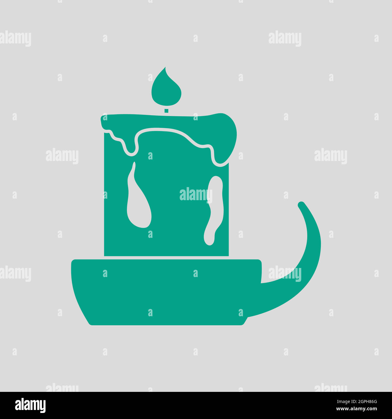 Candle candlestick cartoon icon hi-res stock photography and images - Alamy