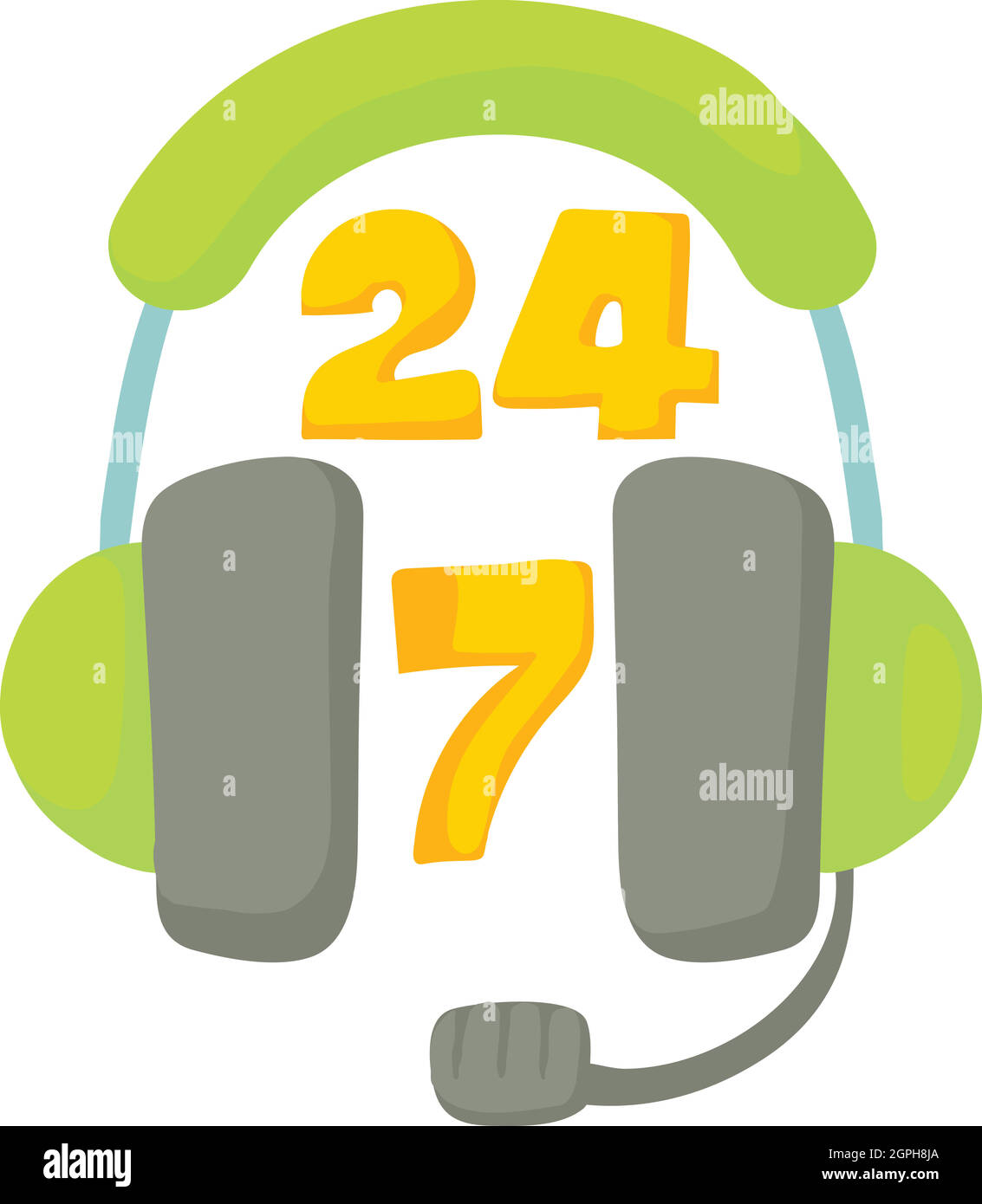 Support 24 hours icon, cartoon style Stock Vector Image & Art - Alamy